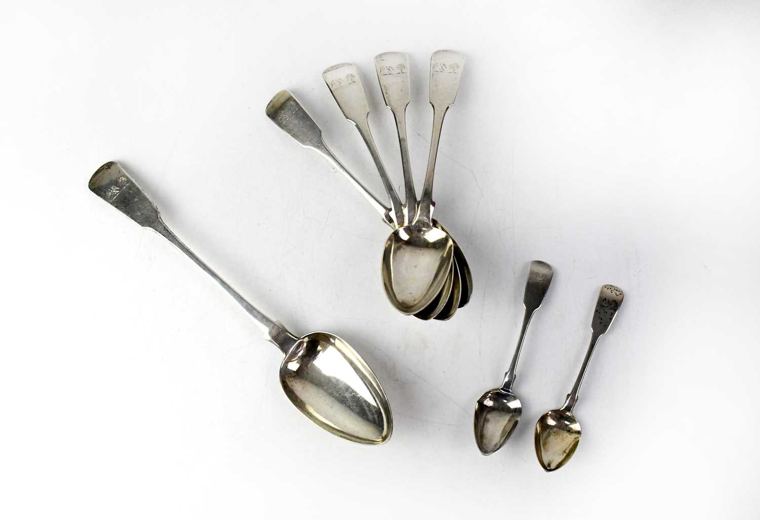Lot 861 - William IV Scottish hallmarked silver spoons