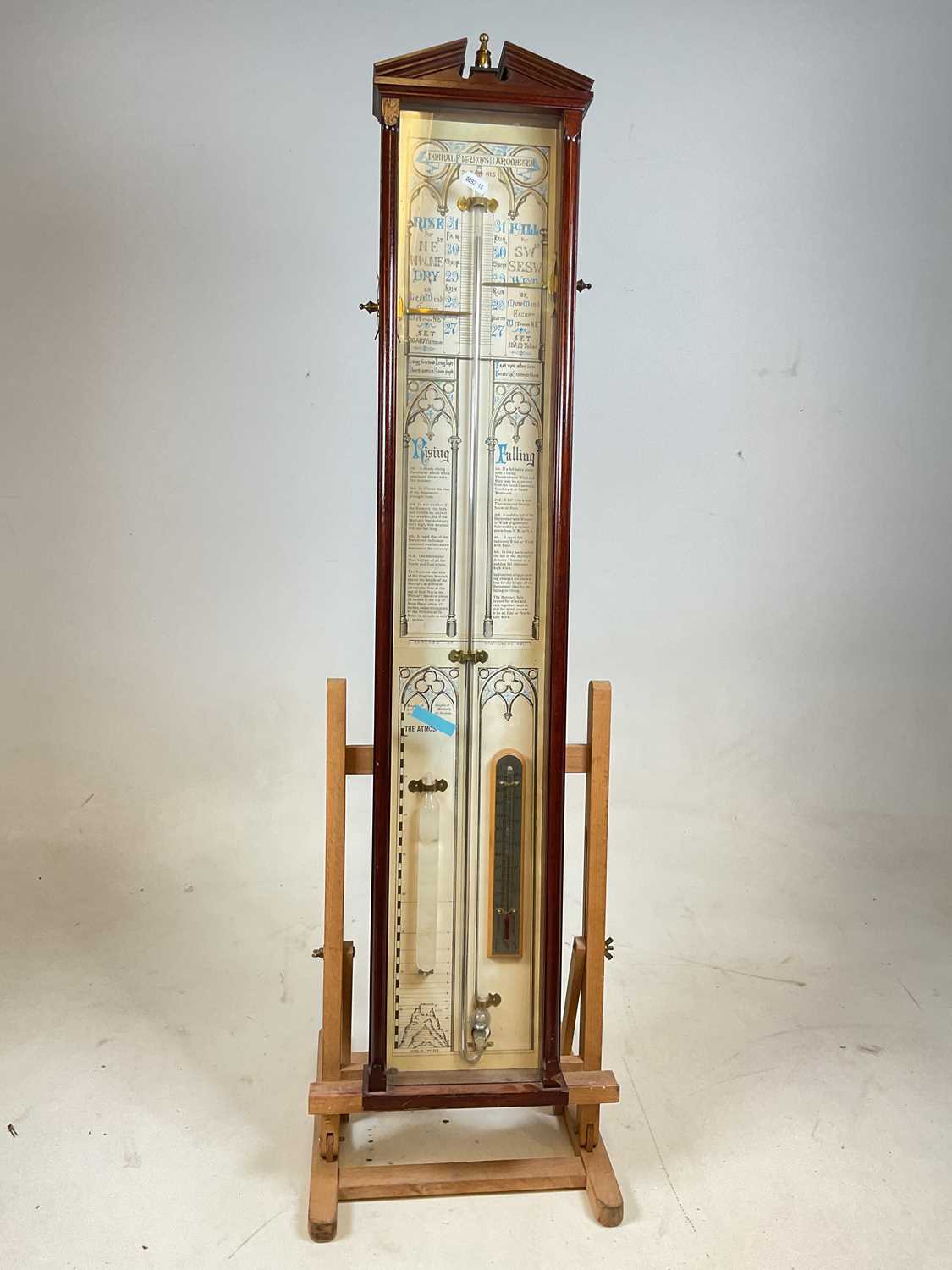 Lot 635 - A reproduction Admiral Fitzroy barometer of