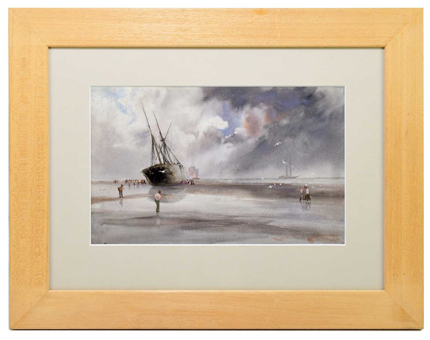 Lot 1628 - CHARLES MOTTRAM (fl 1876-1919); watercolour,