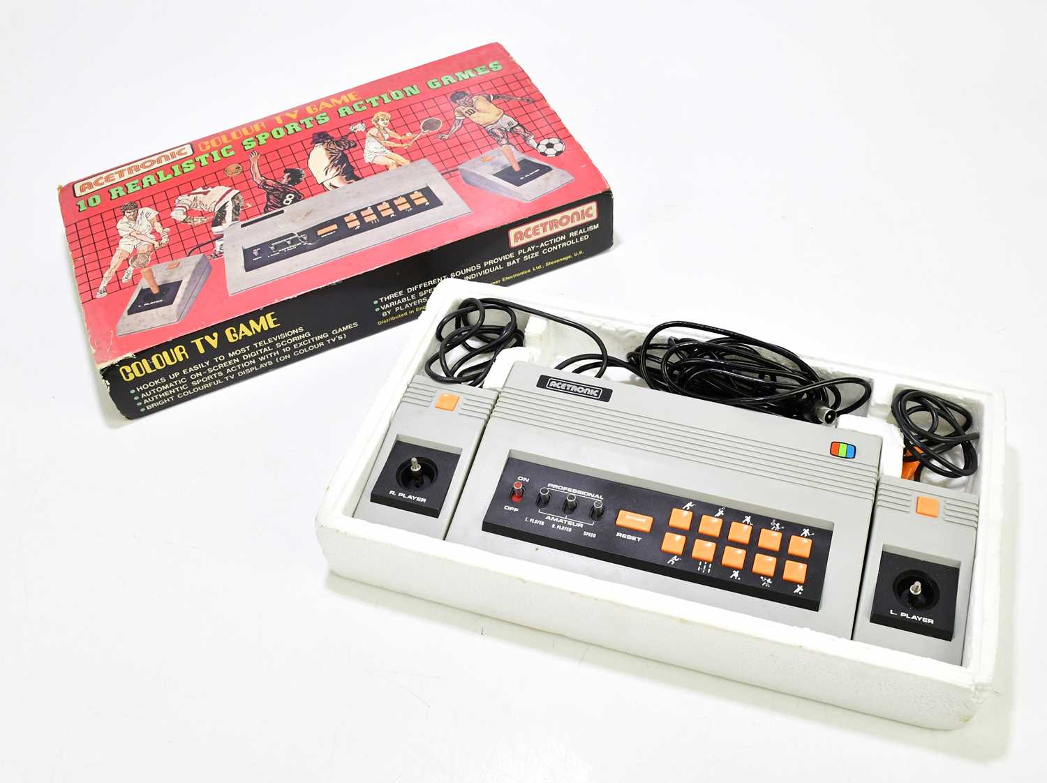 Lot 251 - ACETRONIC; a retro boxed colour TV game, '10