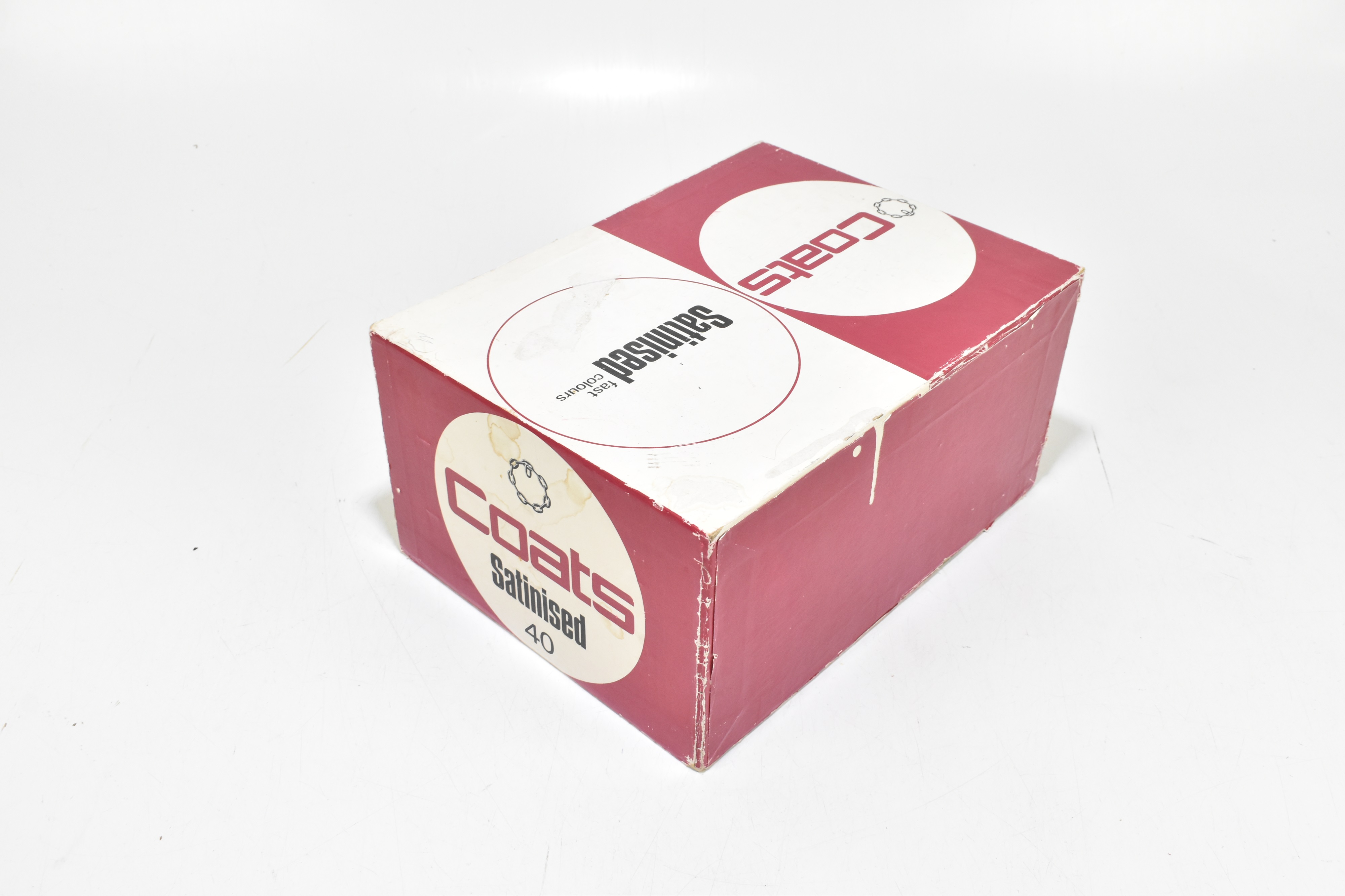 Lot 143 - COATS SATINISED FAST COLOUR; an advertising