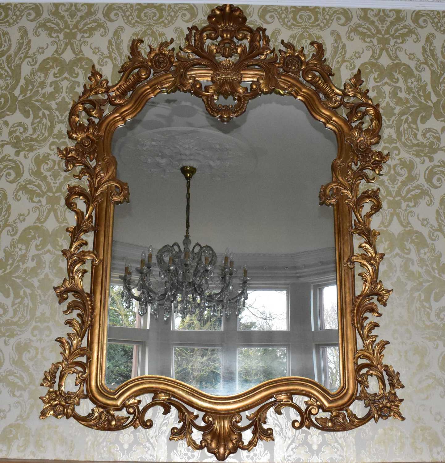 Lot 2931 - A large reproduction Chippendale style