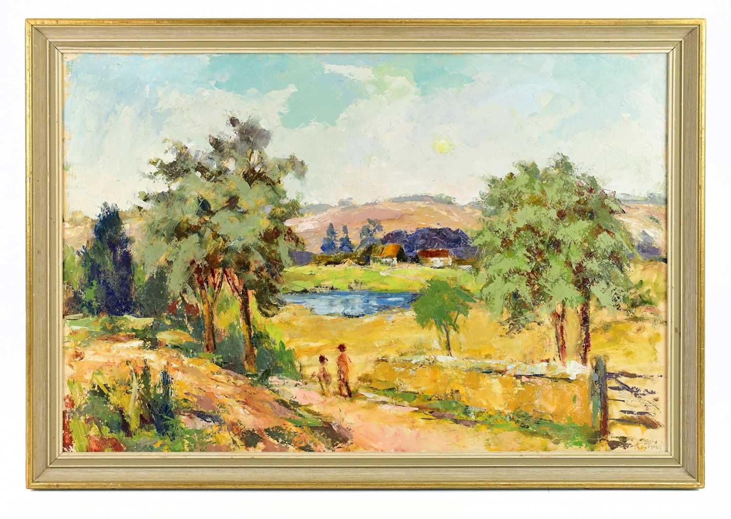 Lot 1680 - RONALD THEXTON (1916-2002); oil on board,