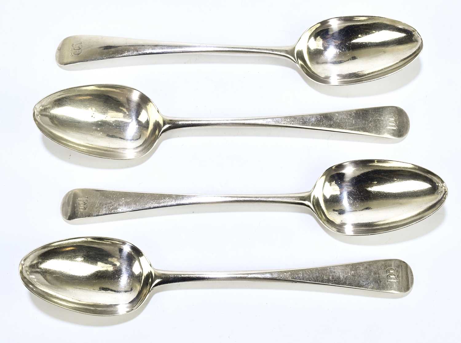 Lot 1184 - HESTER BATEMAN; a set of four George III
