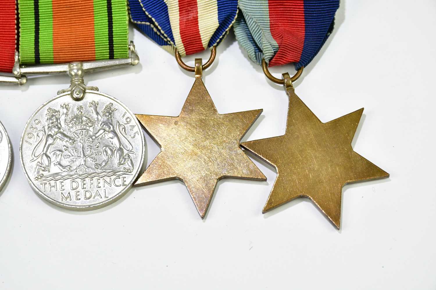 Lot 486 - A WWII group of five medals, named to SGT