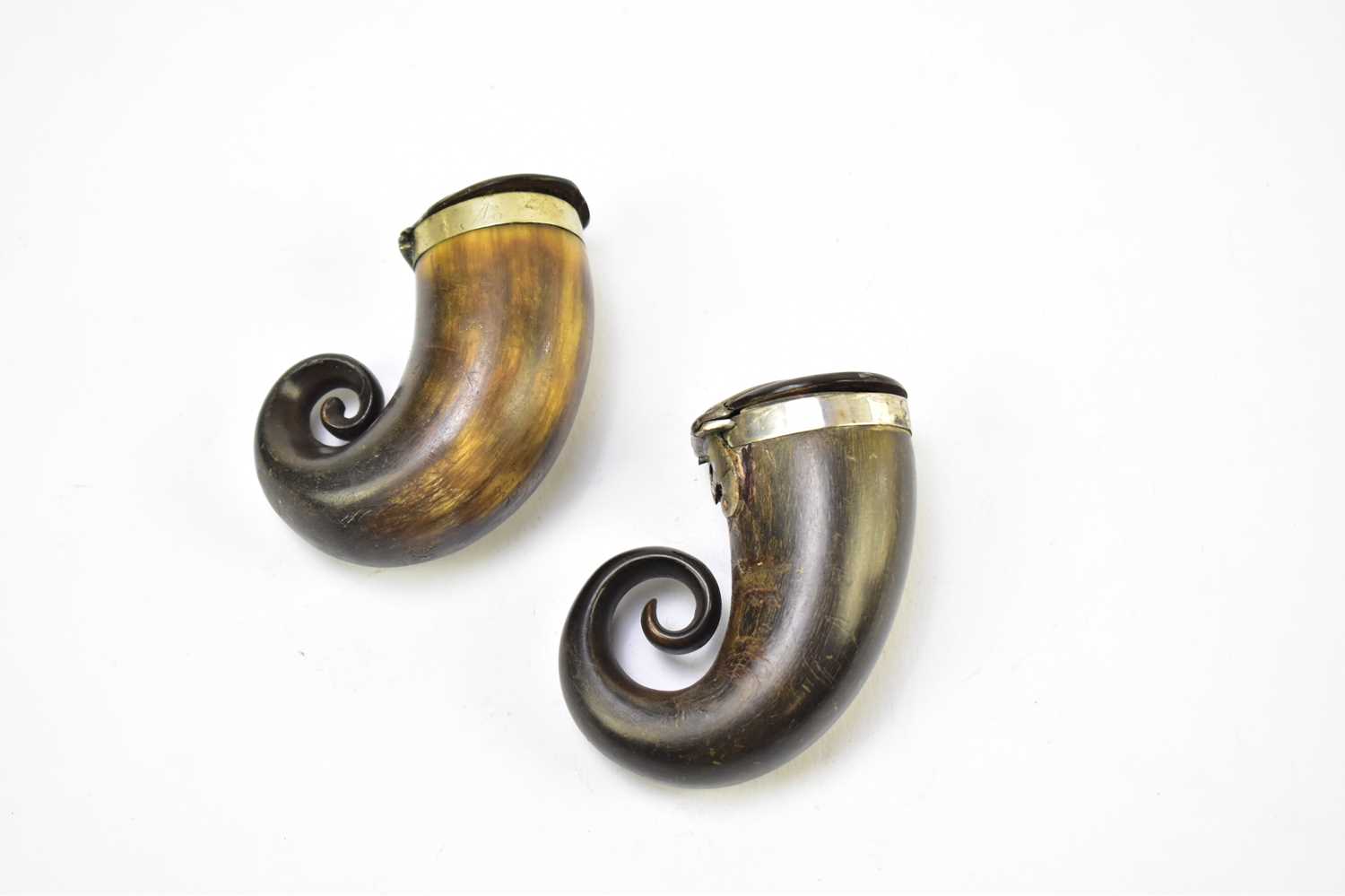 Lot 4 - Two 19th century Scottish snuff mulls