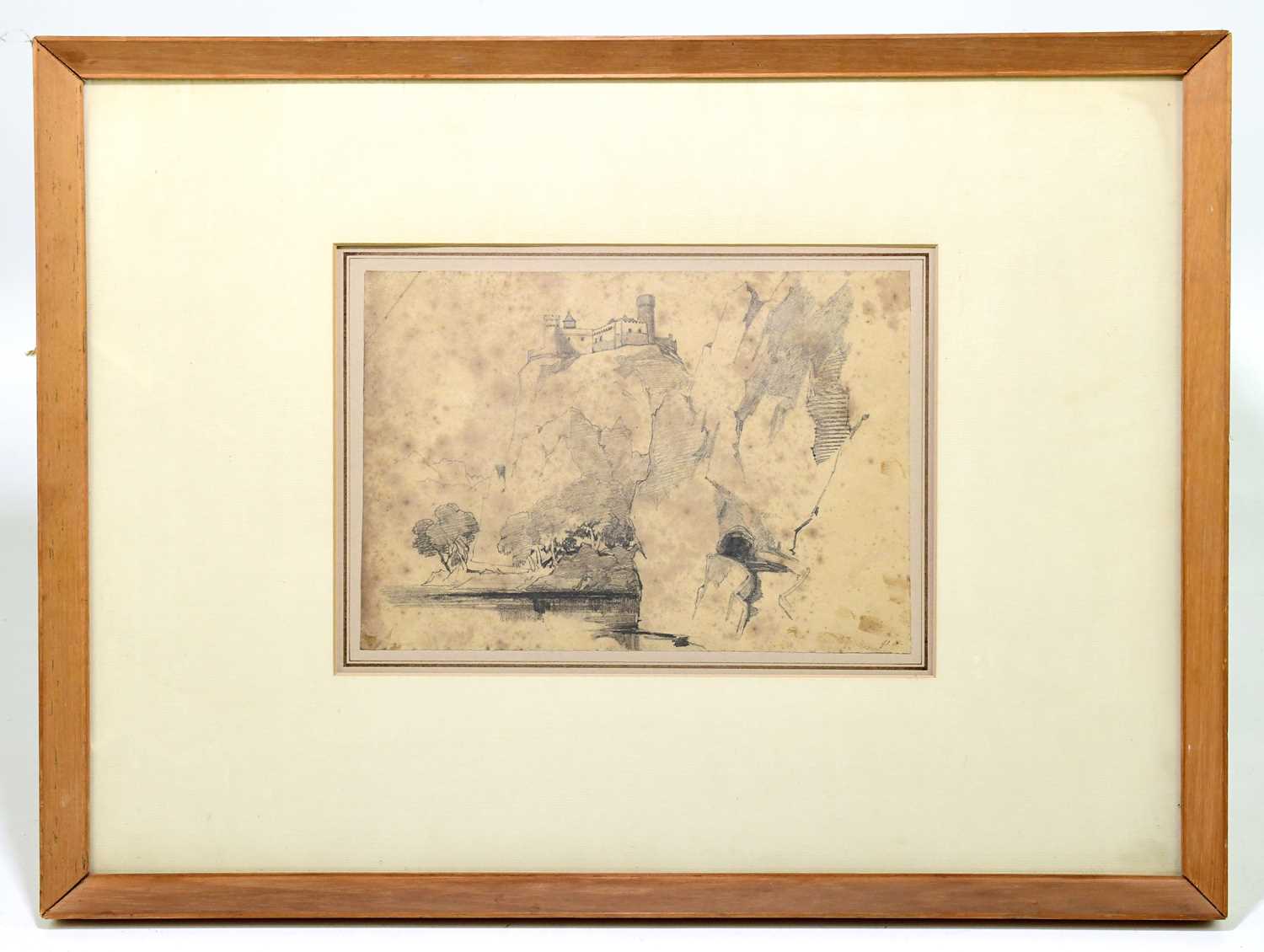 Lot 1565 - EDWARD LEAR (1812-1888); monochrome