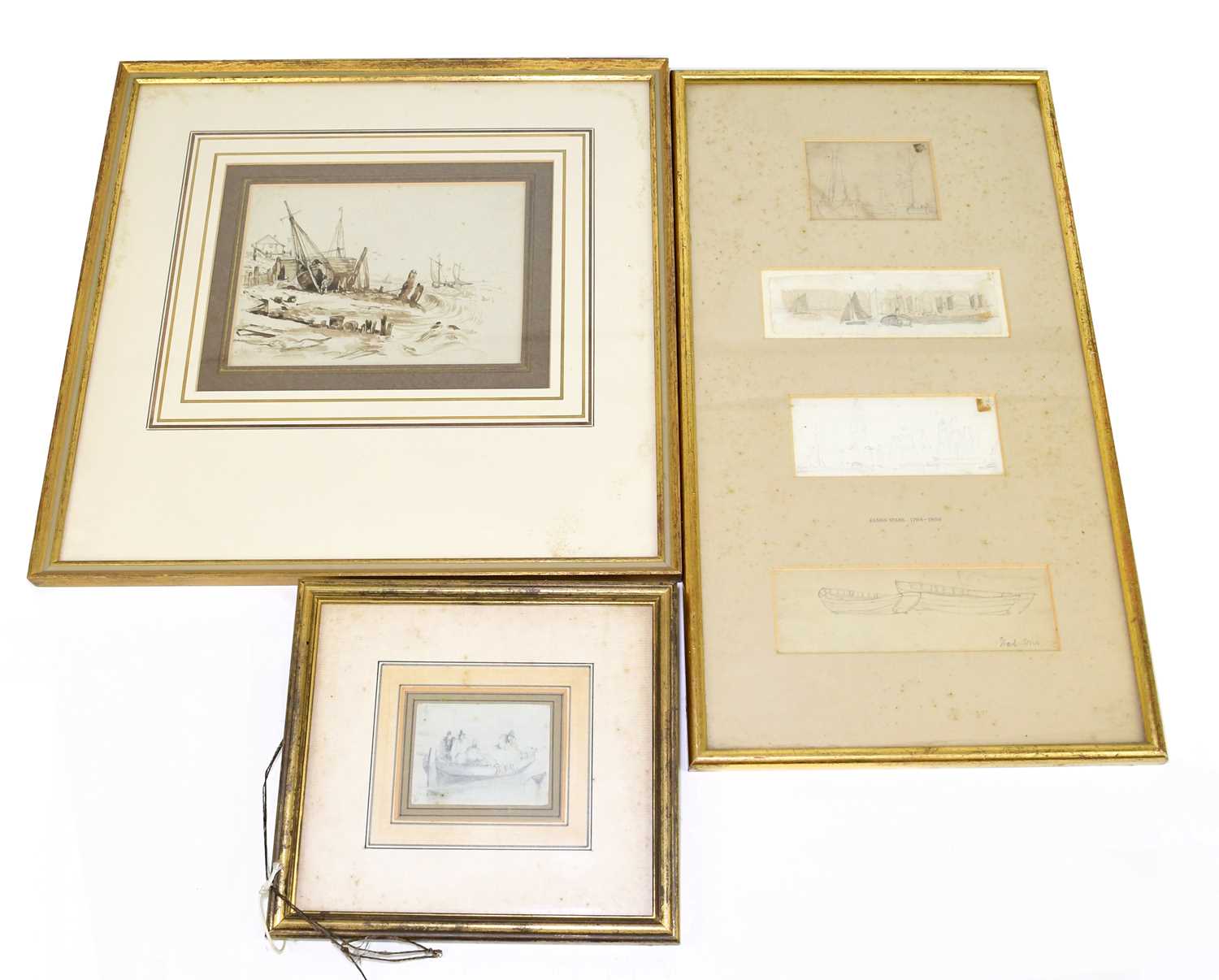 Lot 1552 - ATTRIBUTED TO JAMES STARK (1794-1859); four