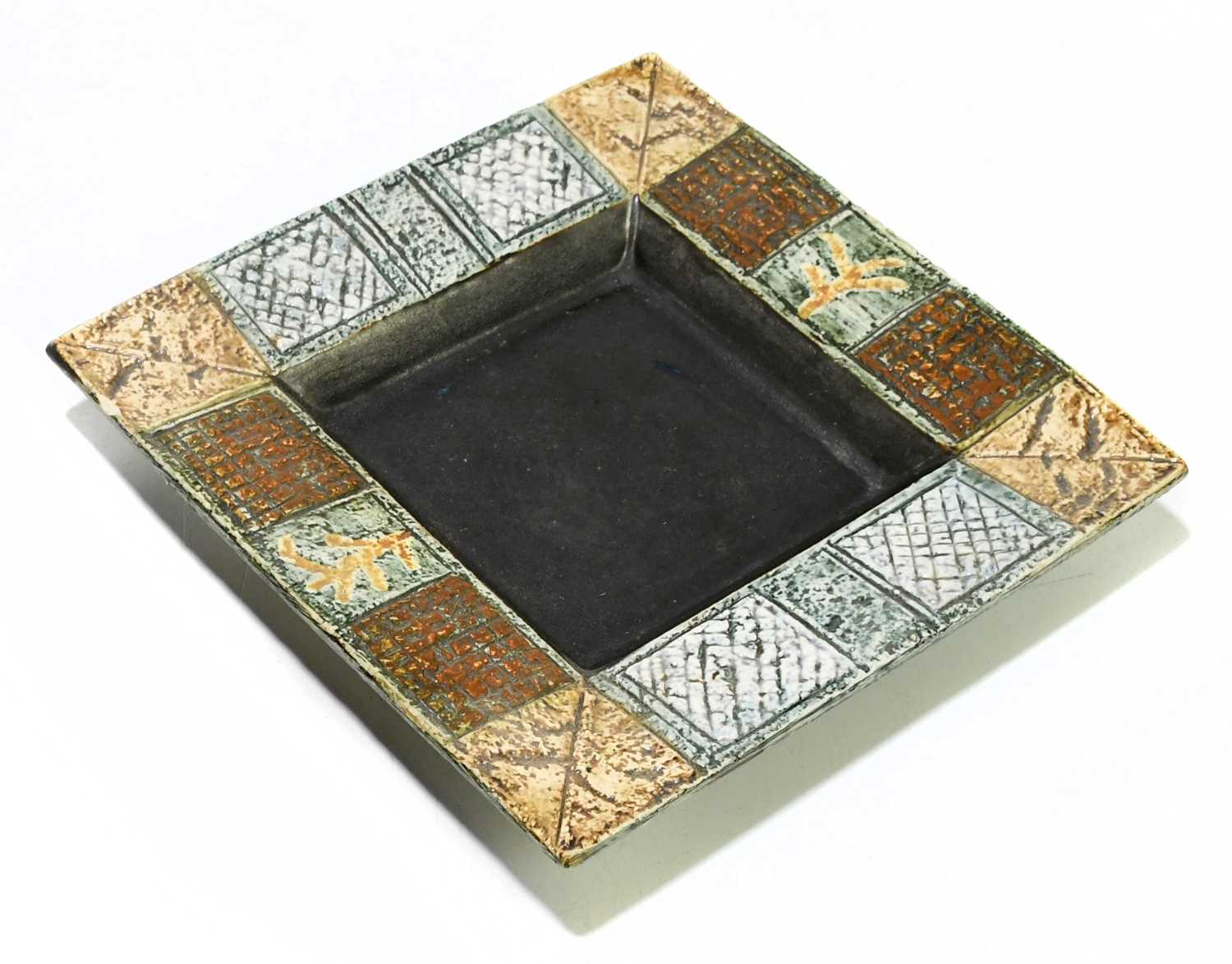 Lot 384 - JANE FITZGERALD FOR TROIKA POTTERY; a square