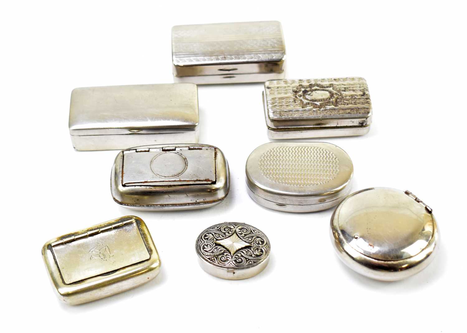 Lot 38 - A collection of silver plated, base metal and