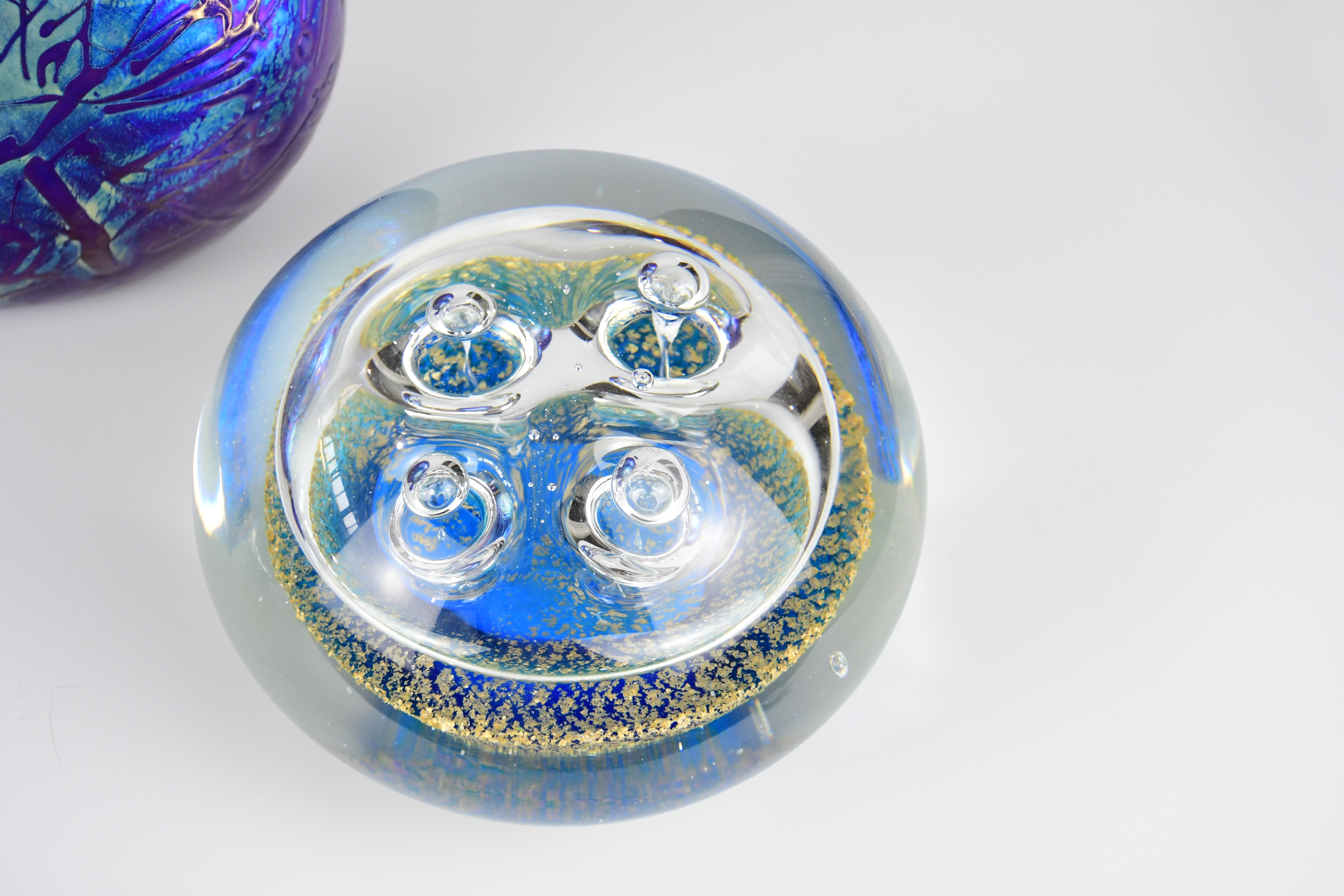 Lot 436 - GOZO GLASS; a contemporary Art Glass vase of