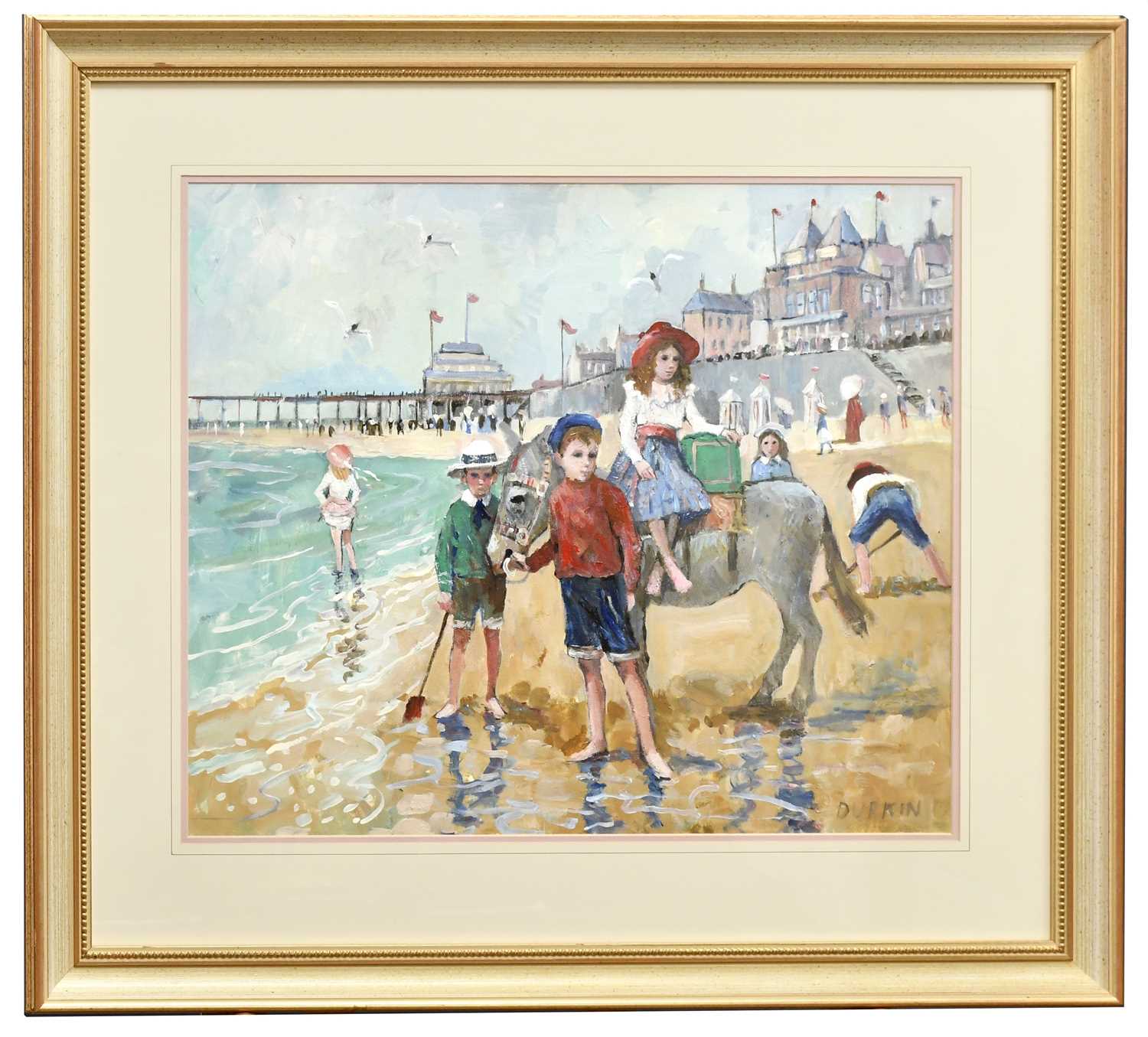 Lot 1844 - TOM DURKIN (1928-1990); oil on canvas,