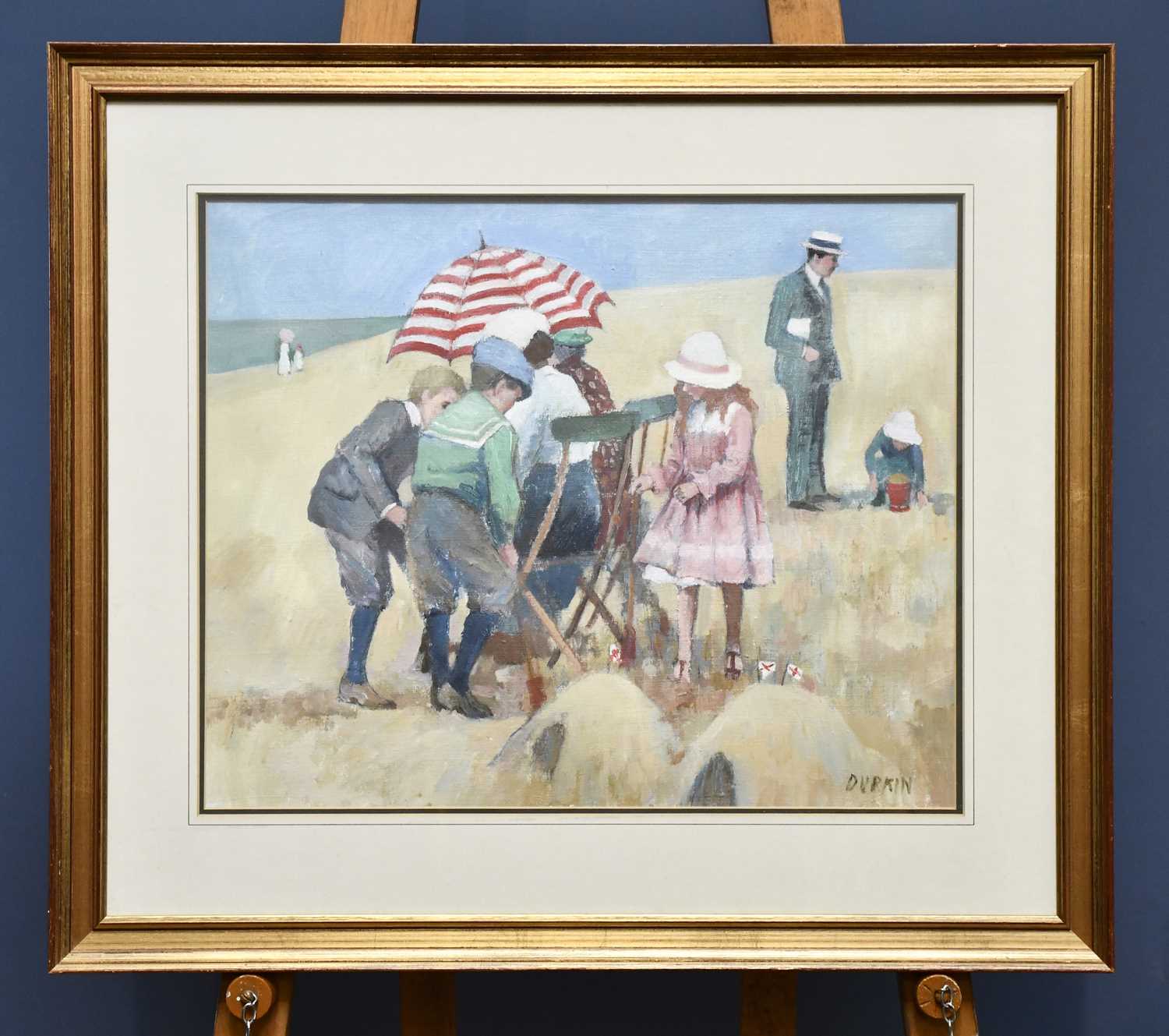 Lot 1848 - TOM DURKIN (1928-1990); oil on canvas, 'On