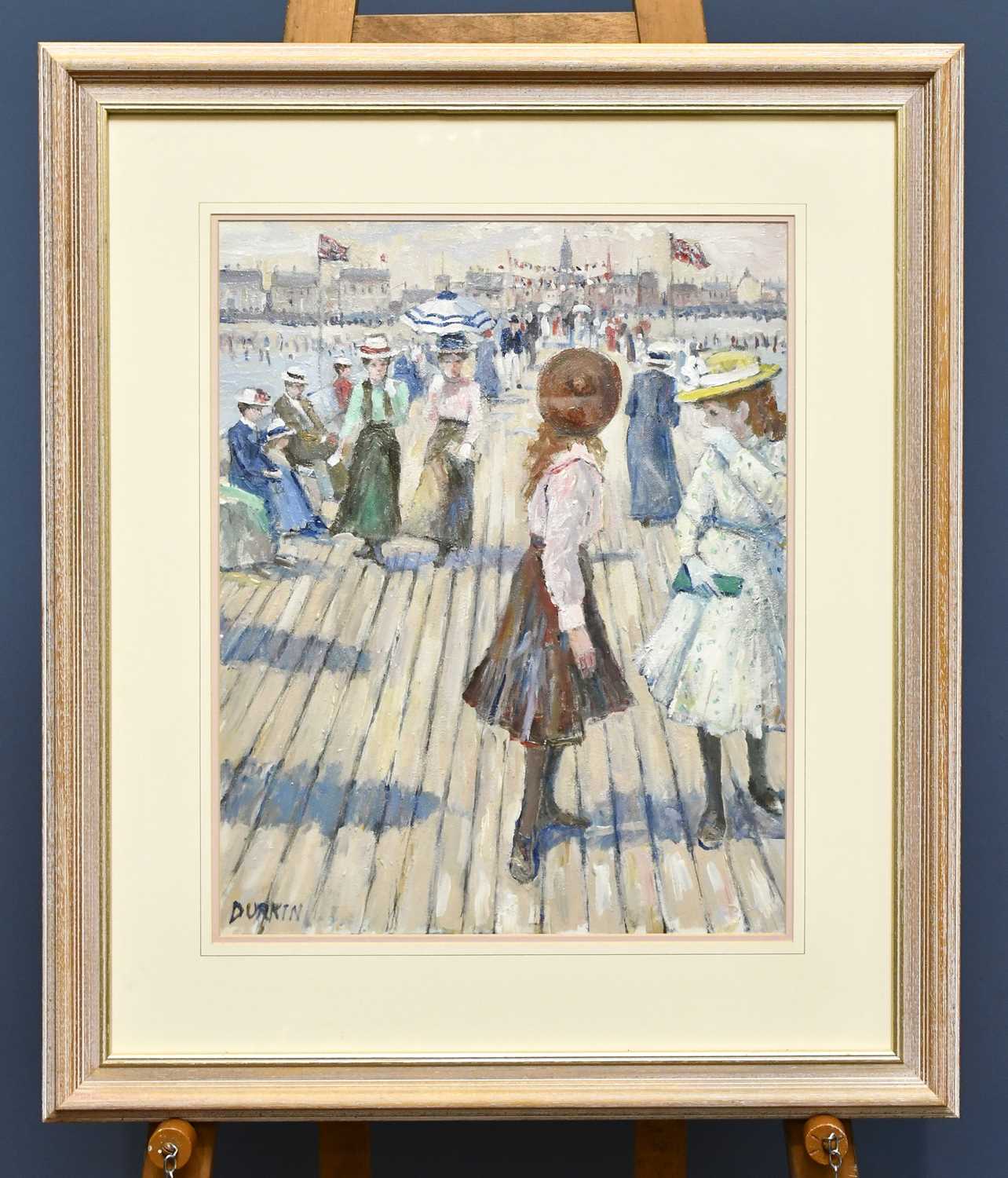 Lot 1851 - TOM DURKIN (1928-1990); oil on canvas,