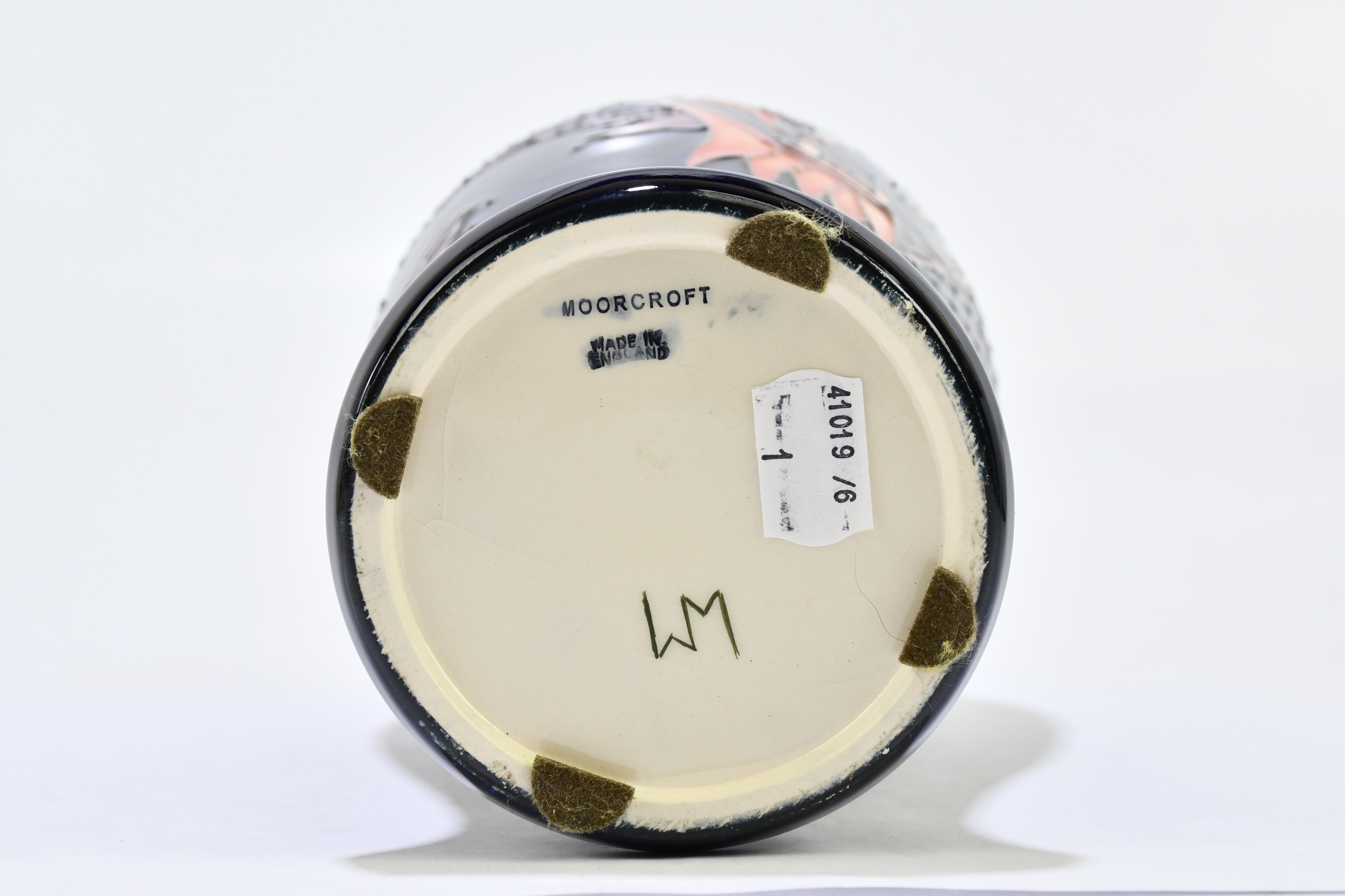 Lot 74 - TREVOR CRITCHLOW FOR MOORCROFT; an inverted