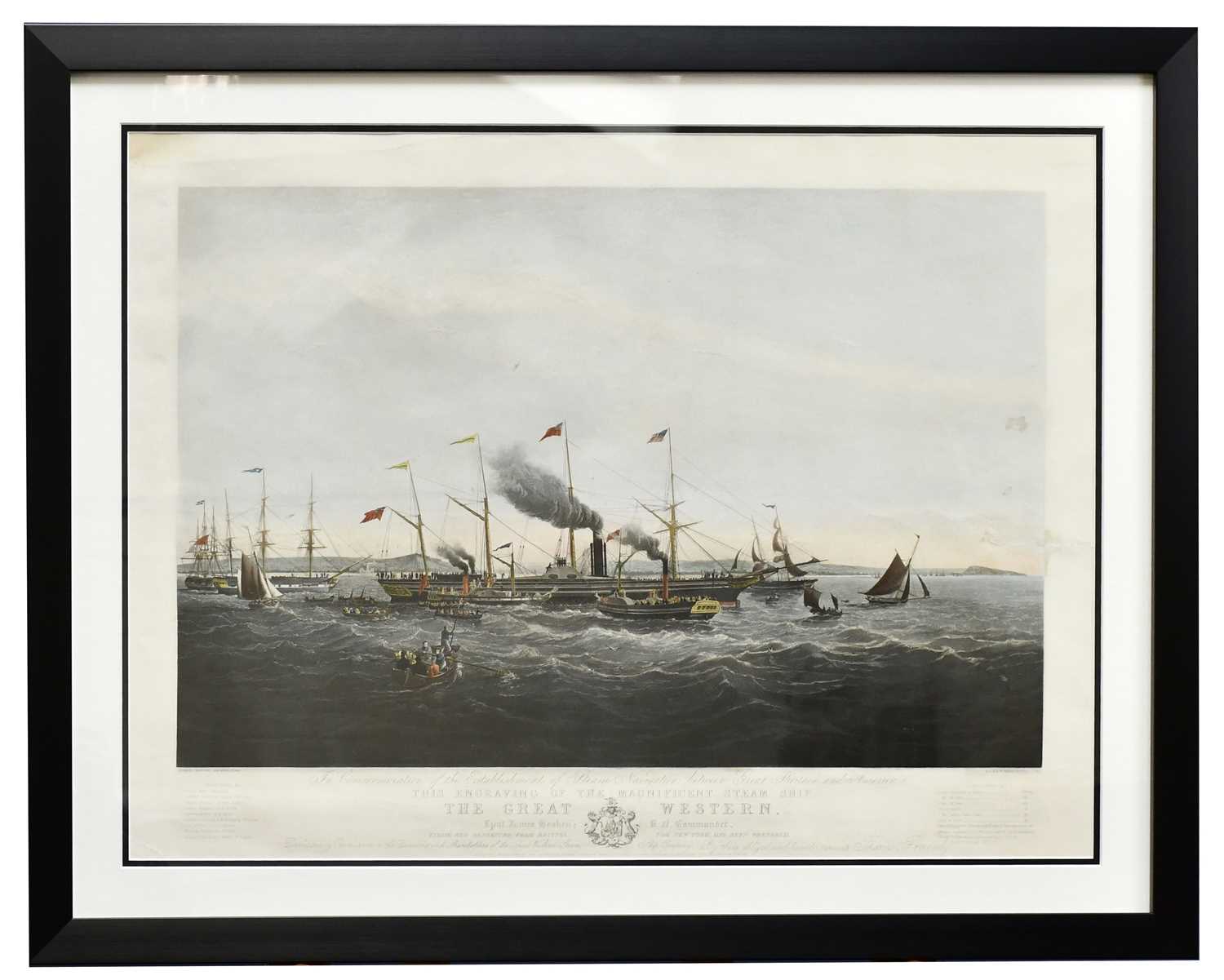 Lot 1523 - JOSEPH WALTER; a 19th century engraving,