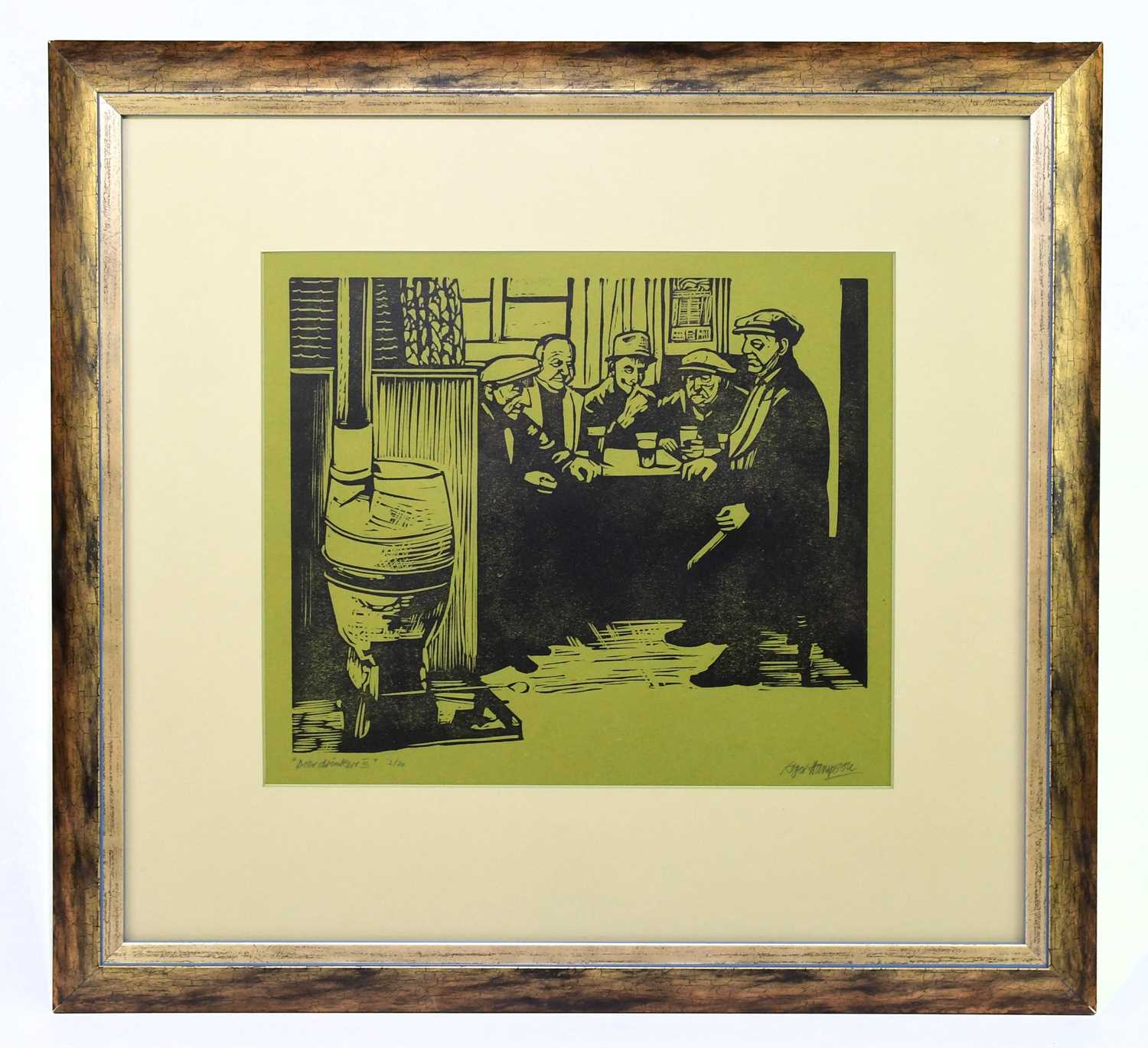 Lot 1742 - ROGER HAMPSON (1925-1996); pencil signed