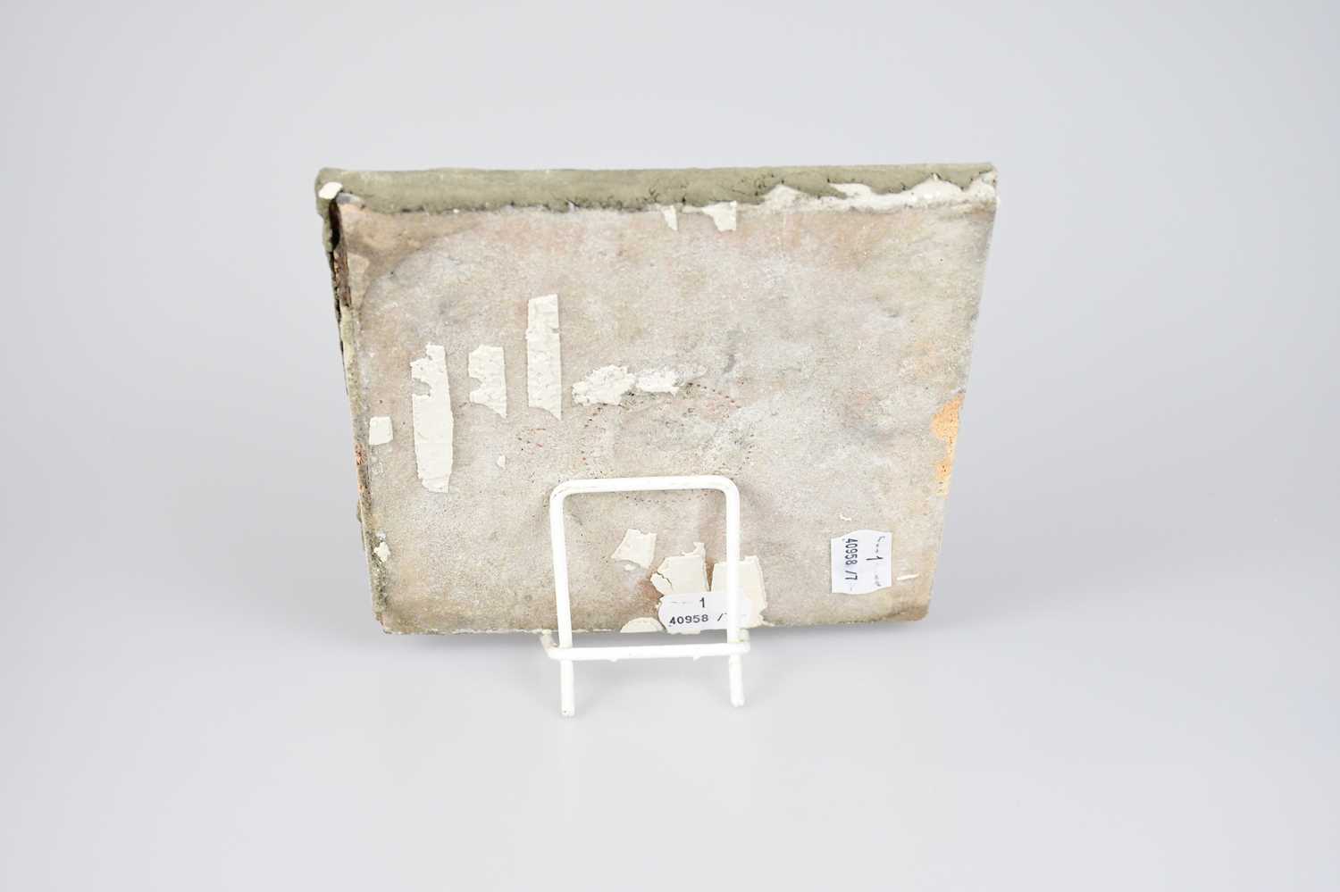 Lot 8 - WILLIAM DE MORGAN; an Art Pottery tile painted