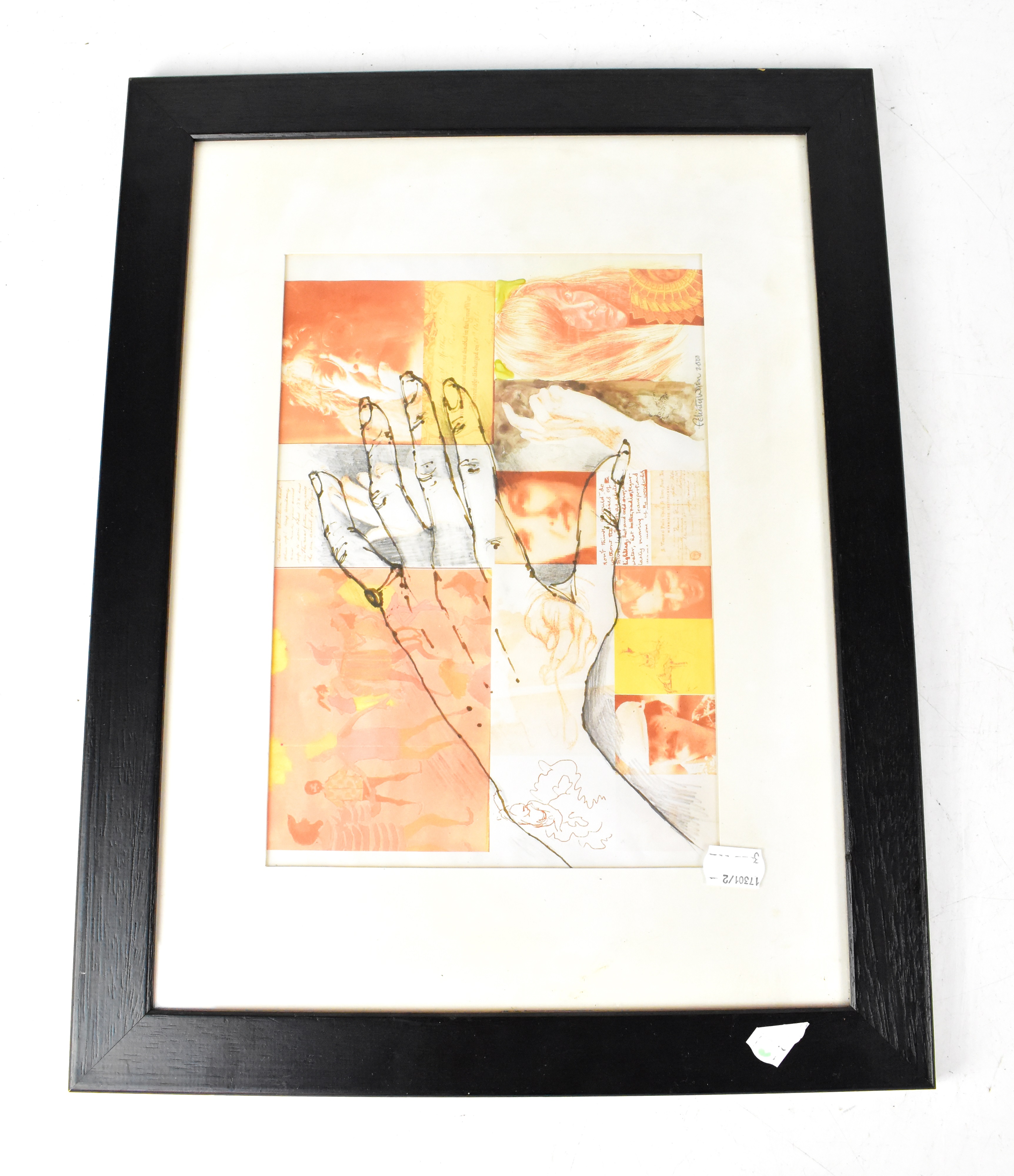 Lot 699 - FELICITY WREN (-2019); pen drawing of a hand