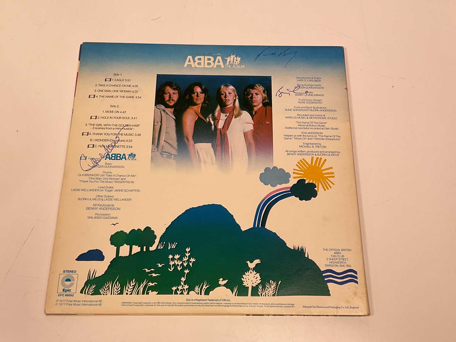 Lot 2030 - ABBA; The Album with gatefold sleeve, the