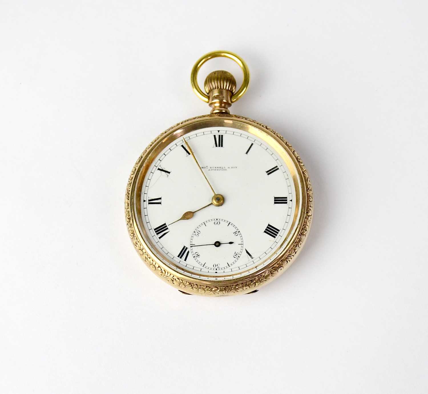 Lot 1375 - THOMAS RUSSELL LIVERPOOL; a 9ct yellow gold