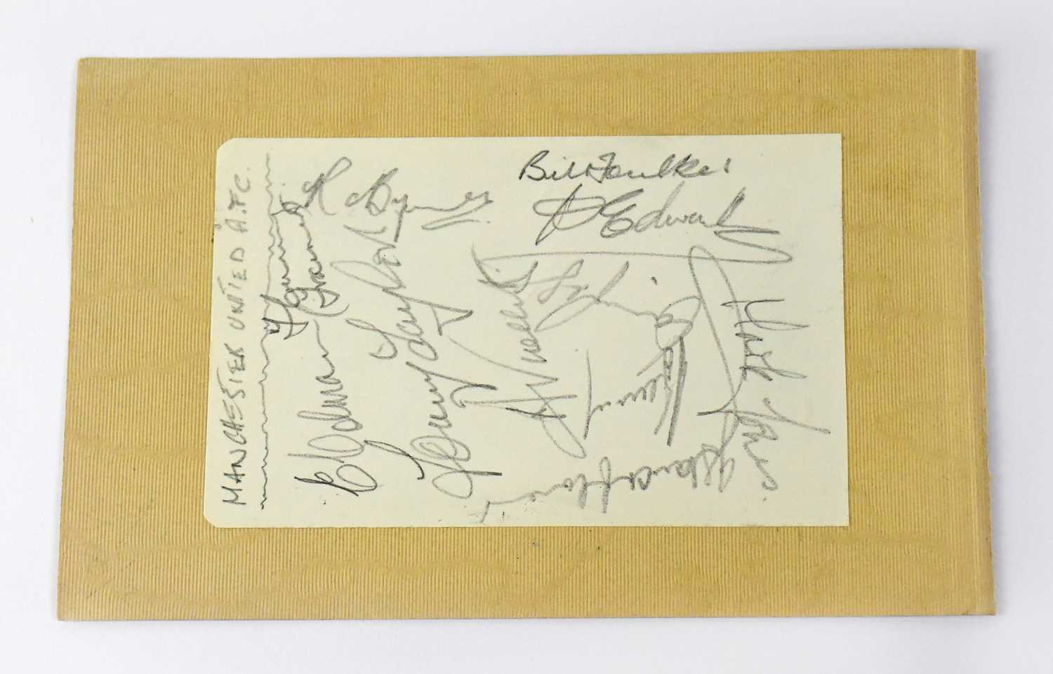 Lot 745 - BUSBY BABES; a page from an autograph book