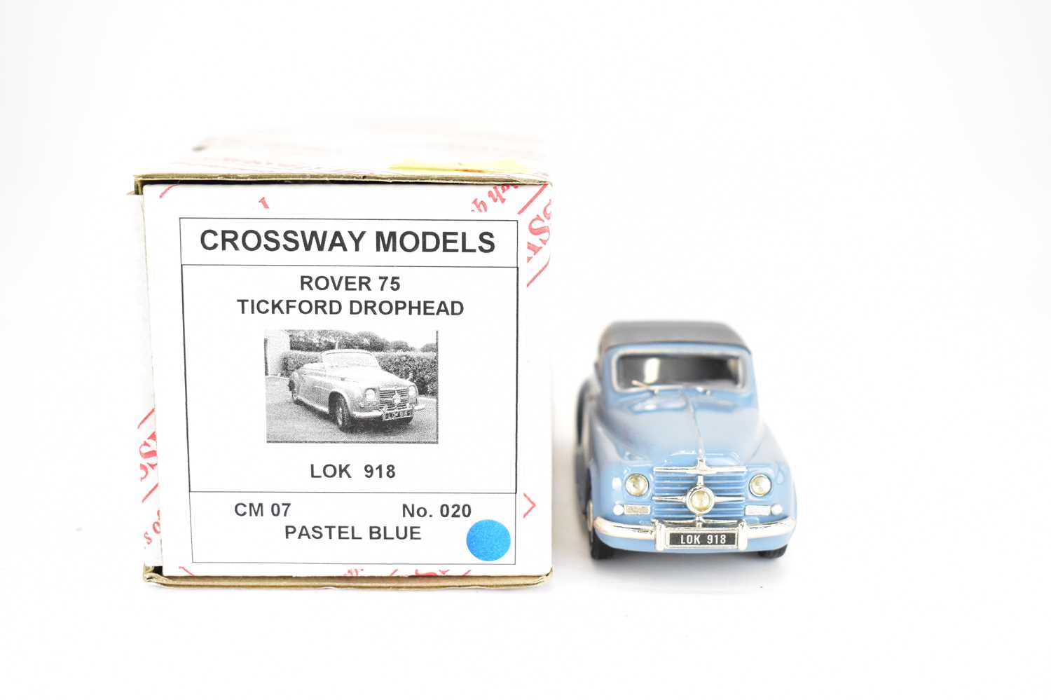 Lot 351 - CROSSWAY MODELS; a 1:43 scale diecast Rover