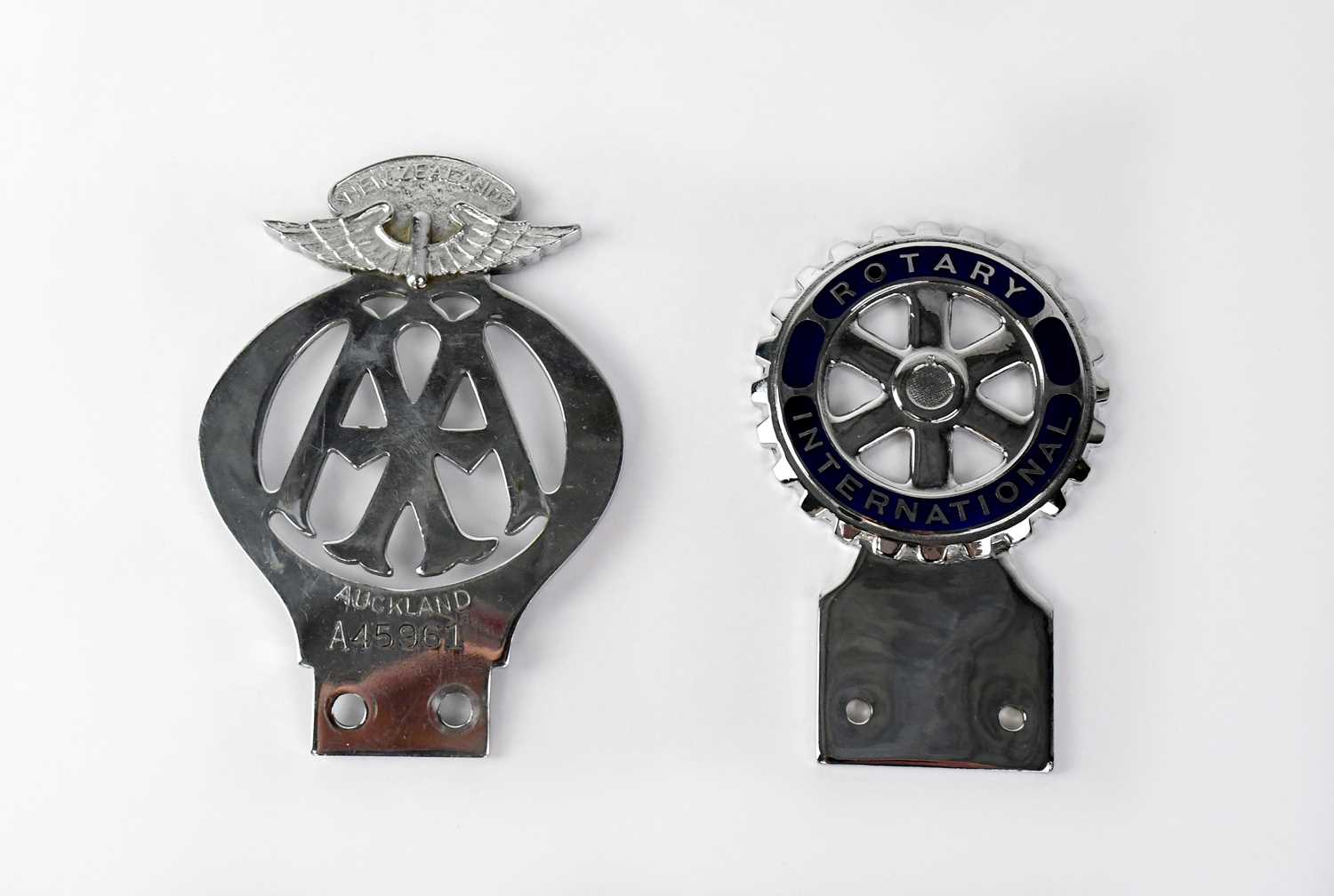 Lot 217 - An AA car badge for New Zealand, impressed