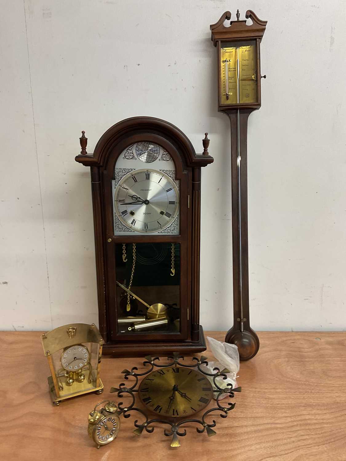 Lot 406 - A reproduction stick barometer by Thomas