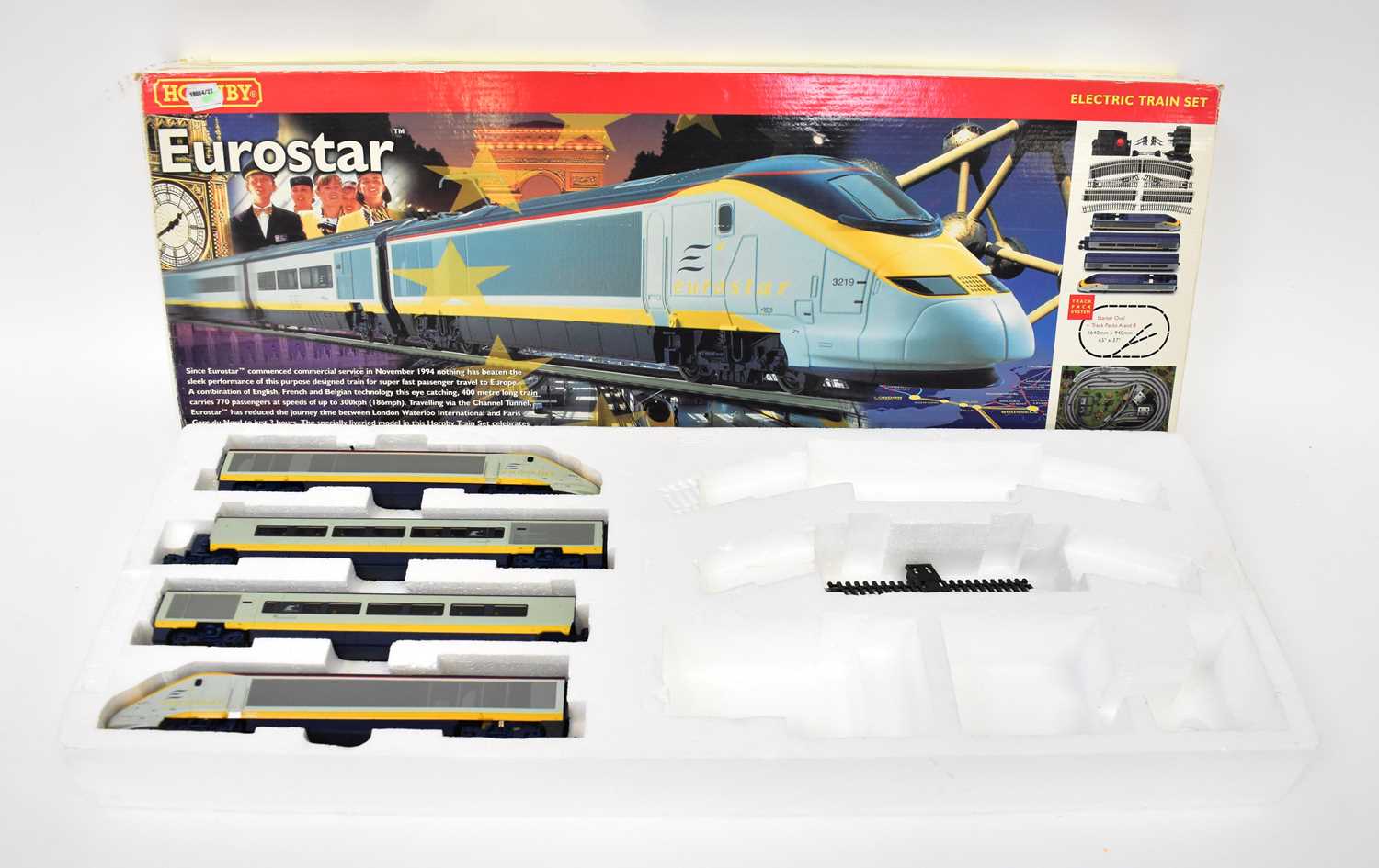 Lot 373 - HORNBY; a OO gauge Eurostar electric train