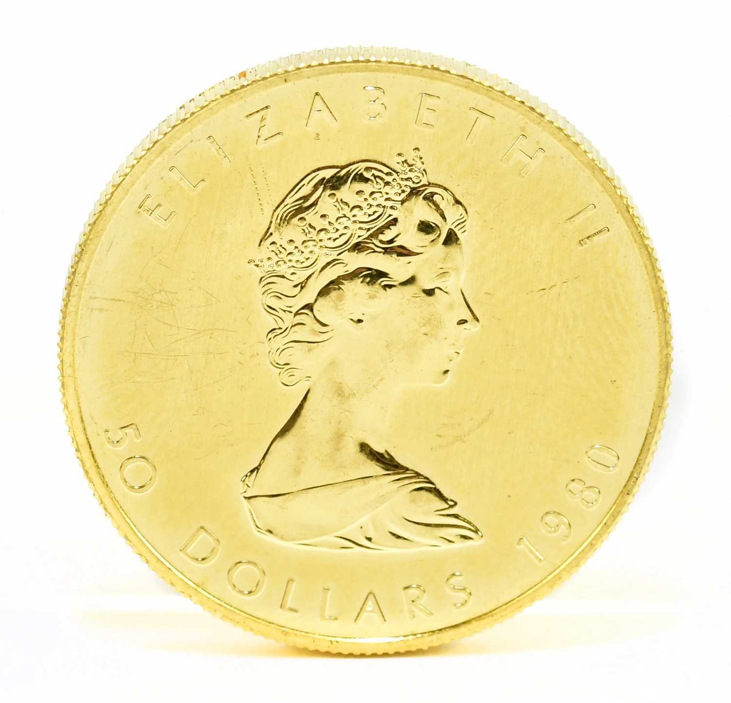 Lot 928 - An Elizabeth $50 gold coin, circa 1980,