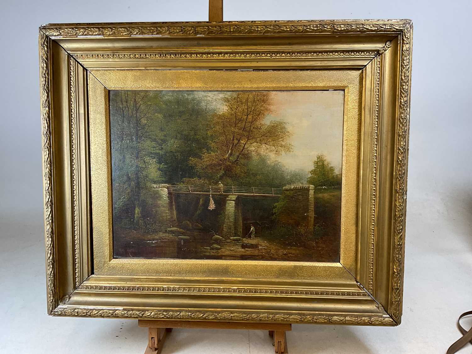 Lot 152 - GEORGE HARRIS; oil on canvas, snuff mills,