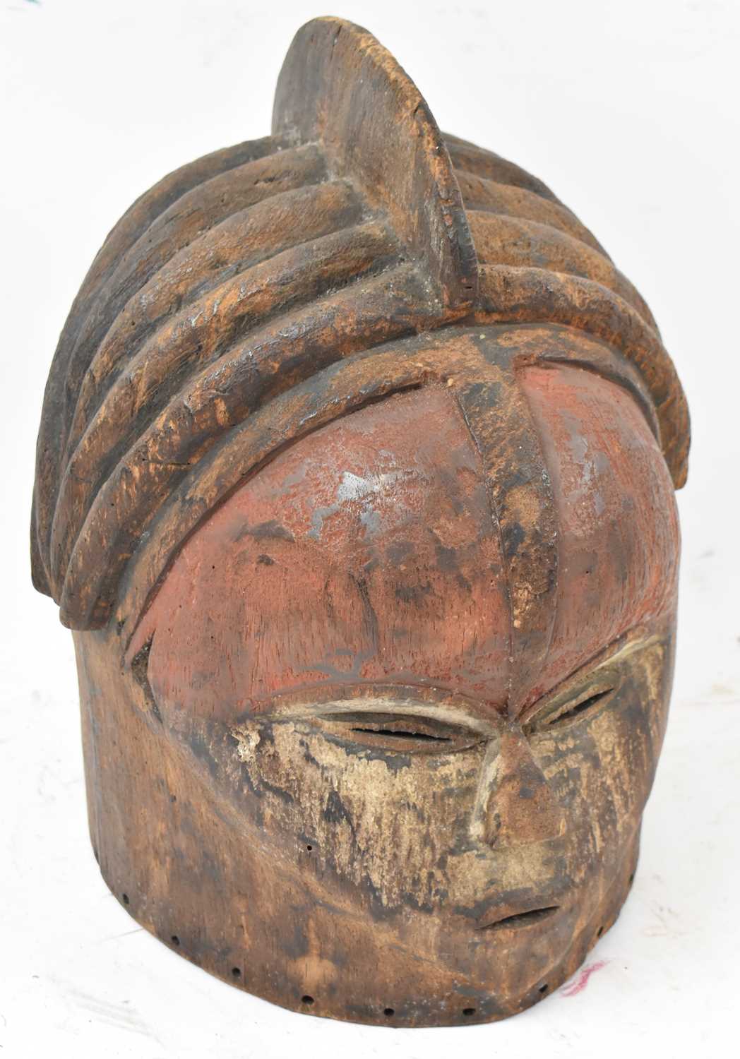 Lot 74 - A Sowei Sande, Sierra Leone, helmet mask with