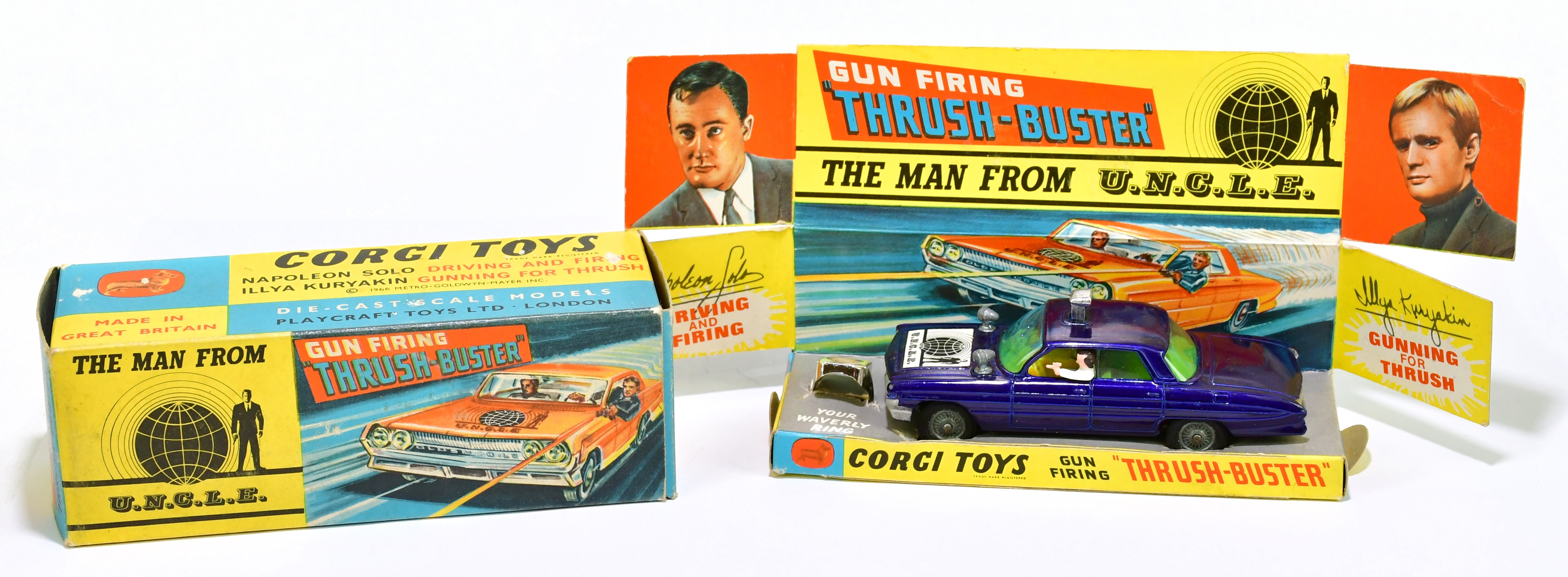 Lot 42 - CORGI; a diecast model The Man from UNCLE gun