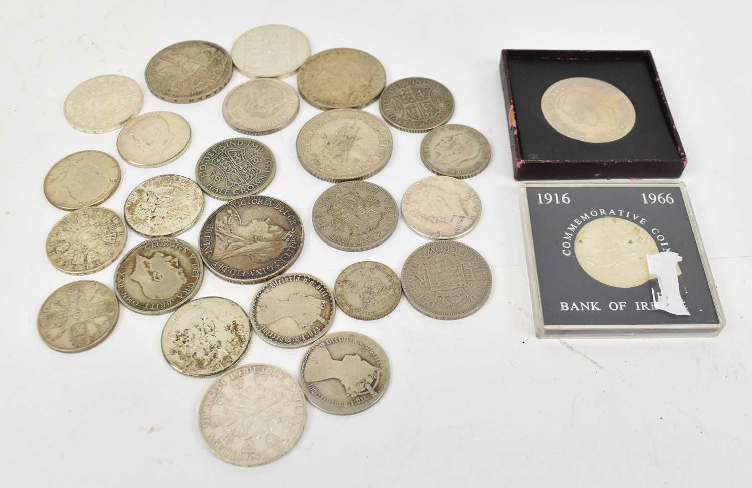 Lot 673 - A Victoria 1897 silver crown with various