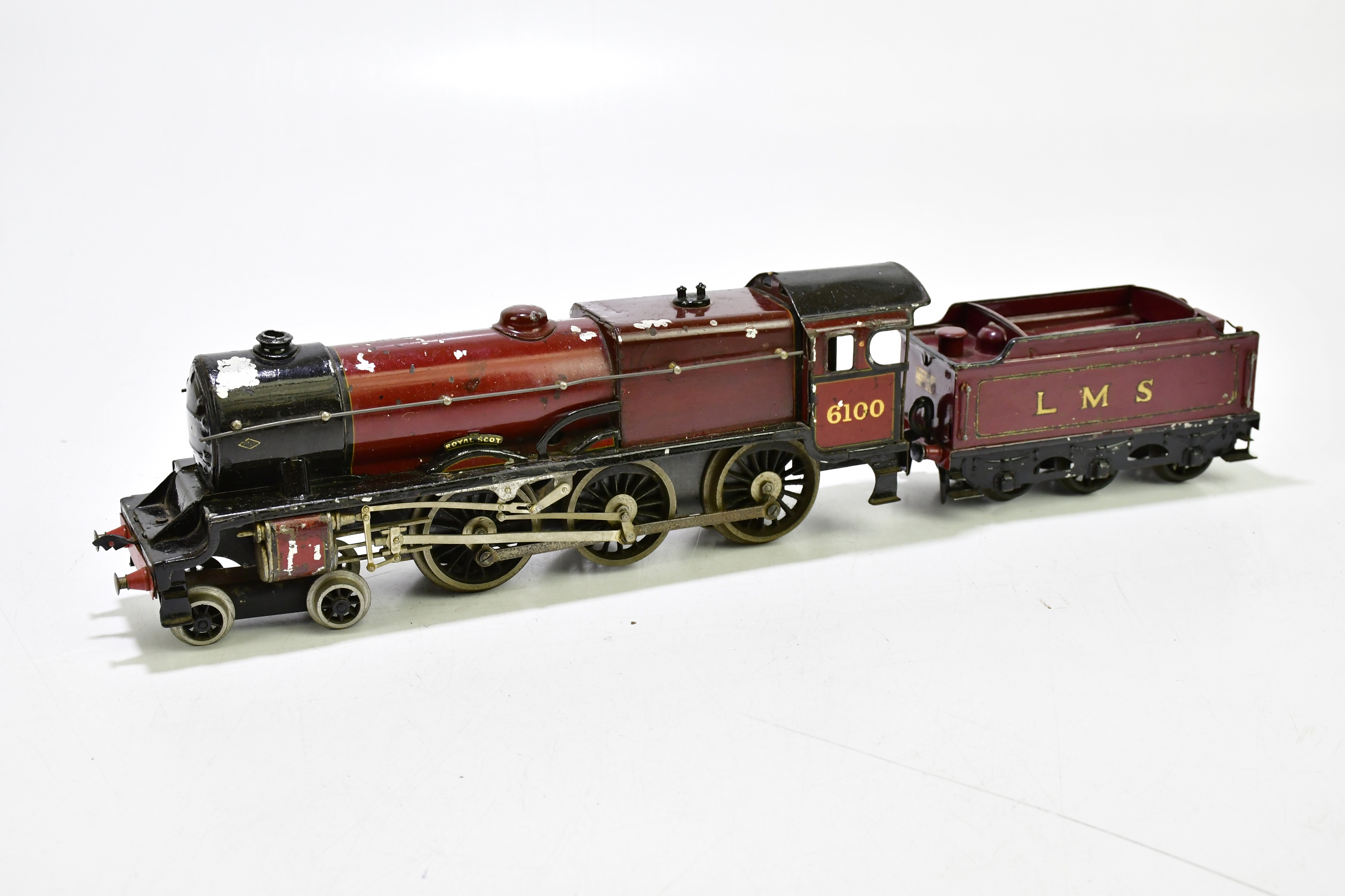 Lot 100 - HORNBY; an O gauge Royal Scot 6100