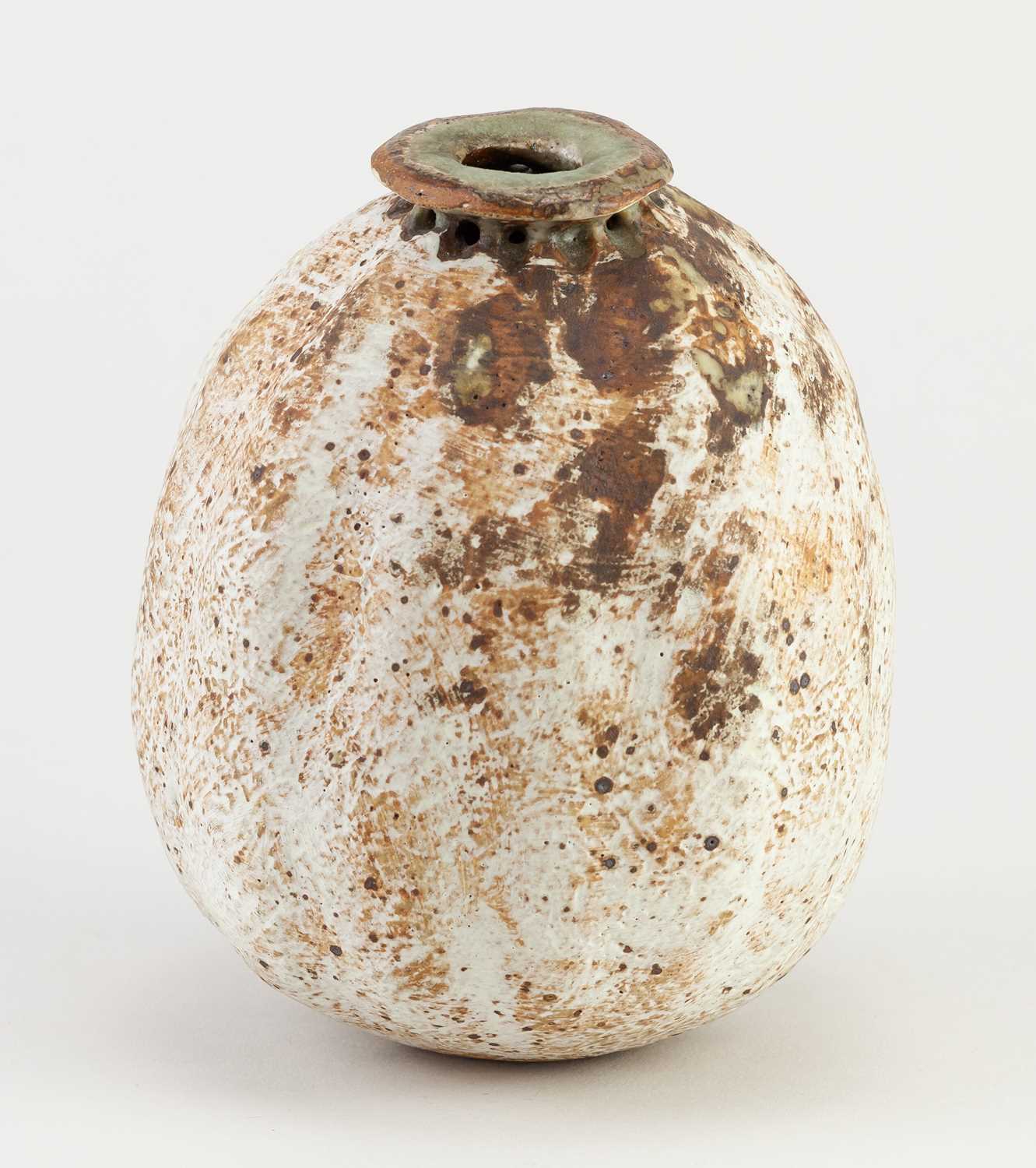 Lot 85 - ALAN WALLWORK (1931-2019); a stoneware seed