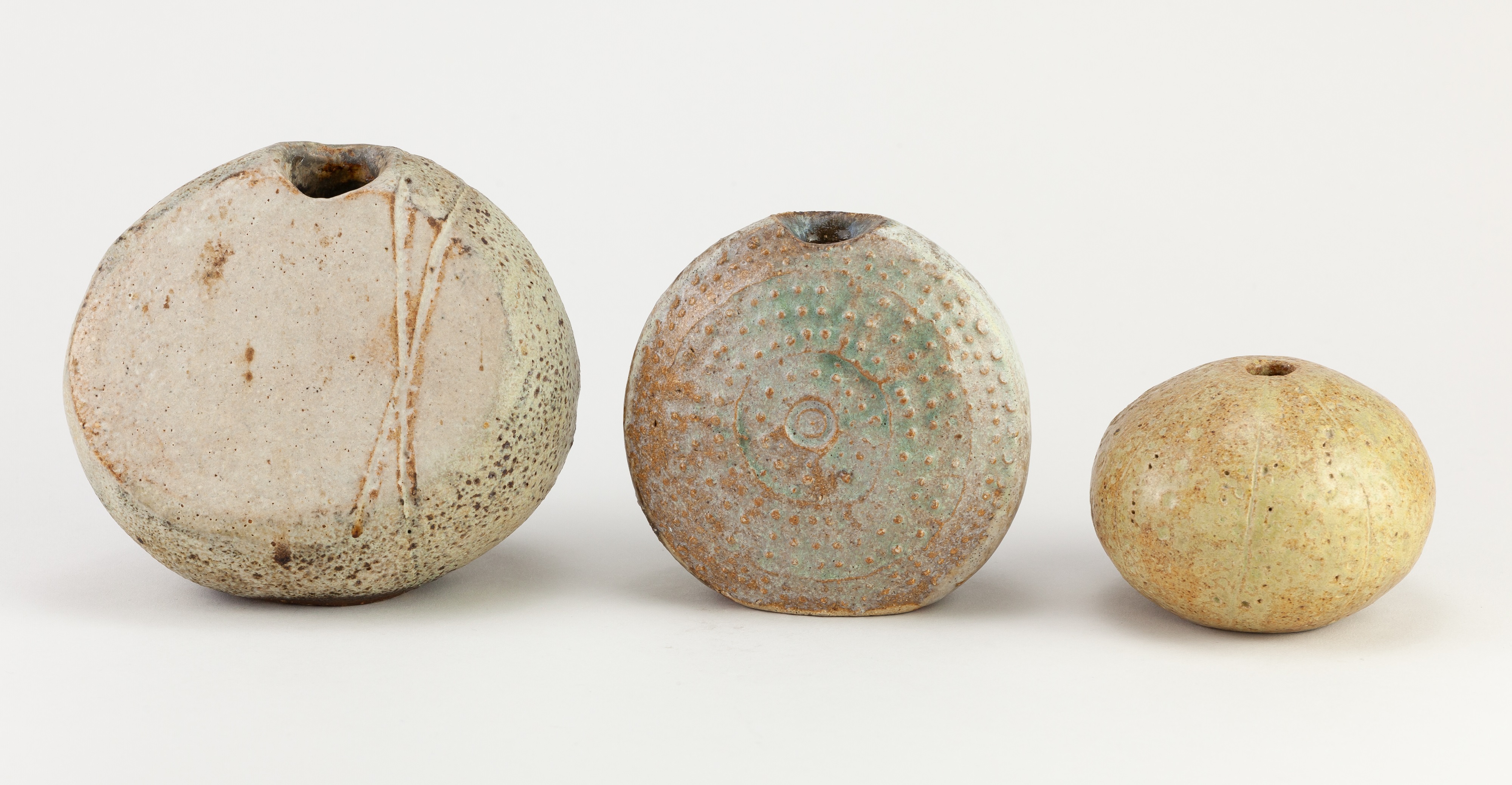 Lot 81 - ALAN WALLWORK (1931-2019); a stoneware pebble,