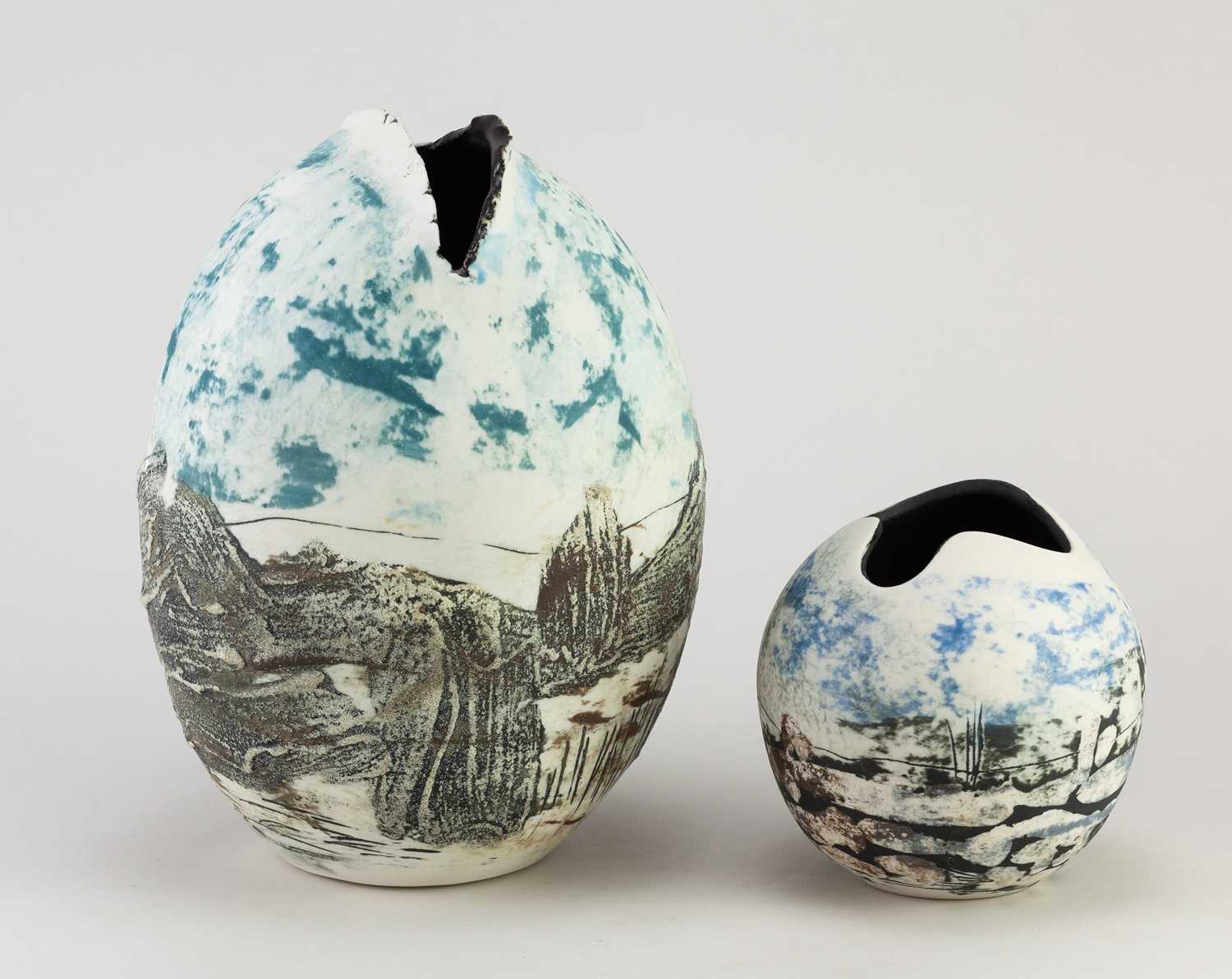 Lot 623 - PETER CLOUGH (born 1944); a grogged