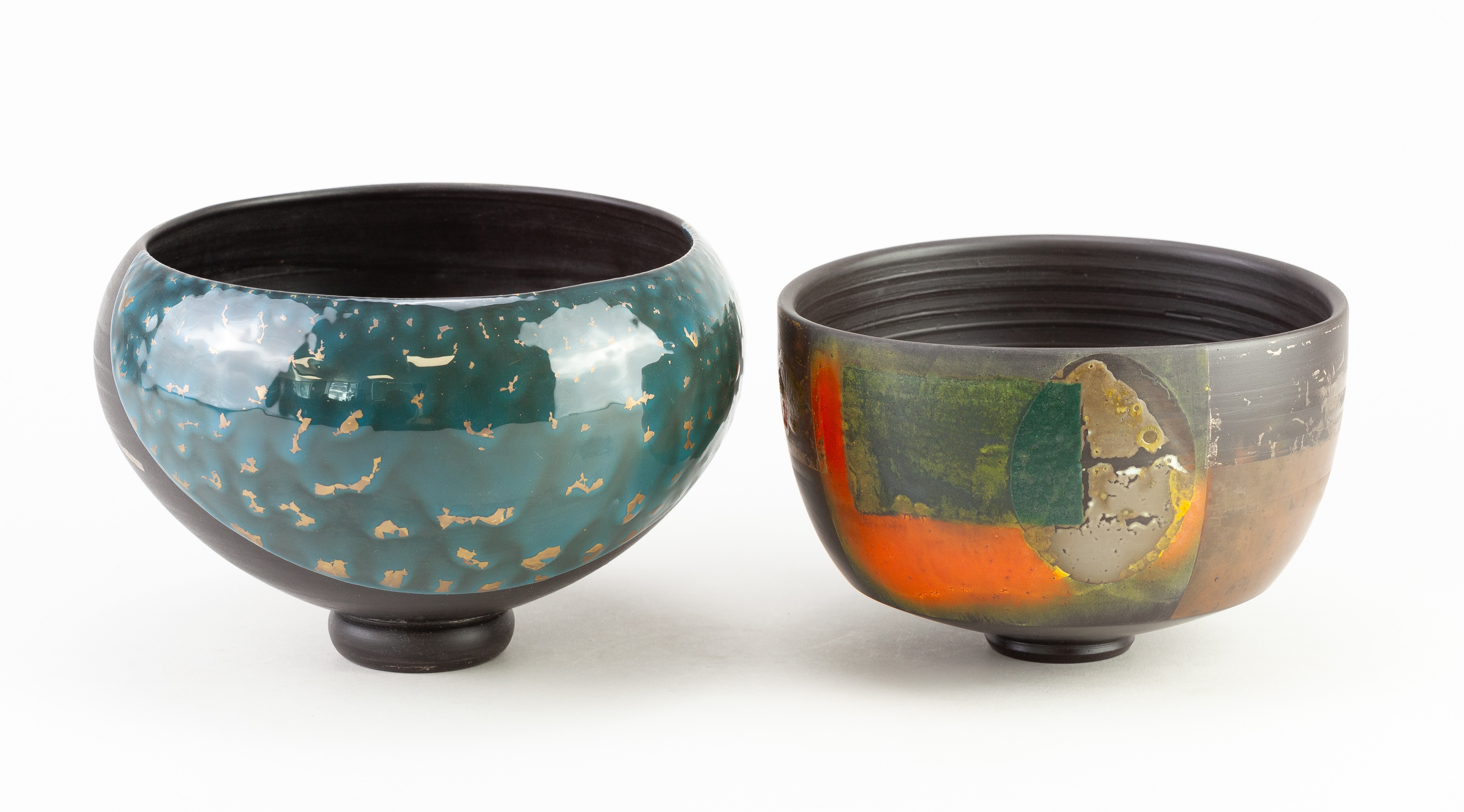 Lot 764 - TONY LAVERICK (born 1961); a black porcelain