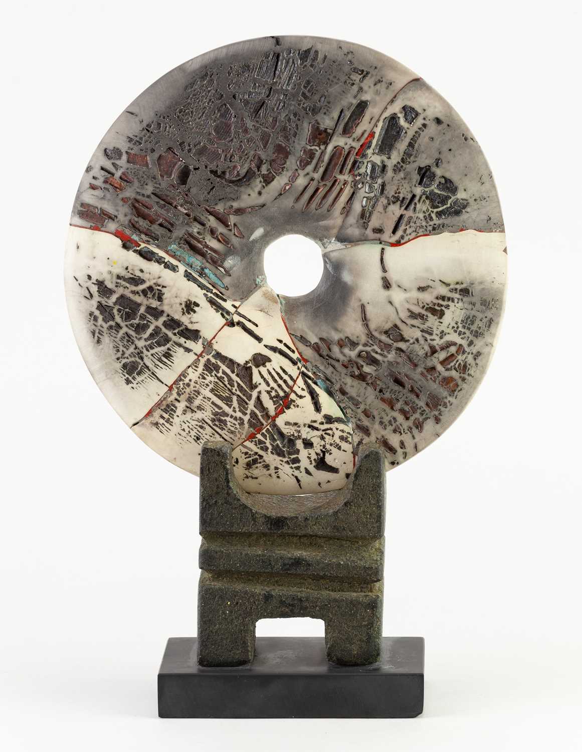 Lot 632 - PETER HAYES (born 1946); a fractured smoky