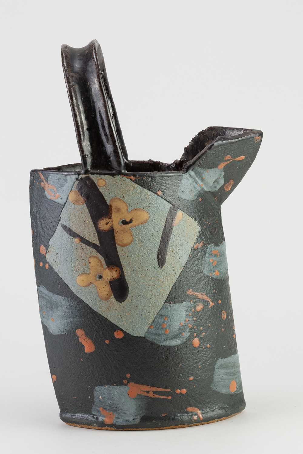 Lot 475 - JOHN MALTBY (1936-2020); a tall stoneware