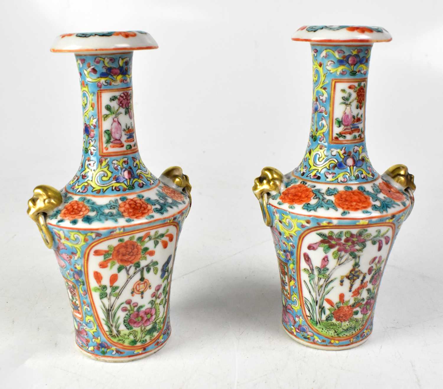 Lot 370 - A pair of 19th century Chinese baluster