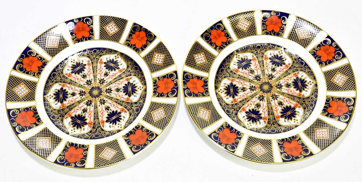 Lot 1350 - ROYAL CROWN DERBY; two 'Old Imari' pattern