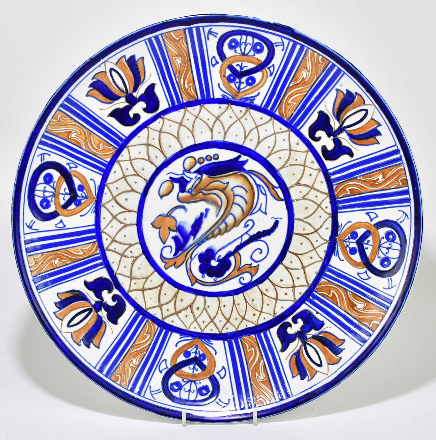 Lot 1423 - FREDERICK RHEAD FOR WOOD & SONS; a wall