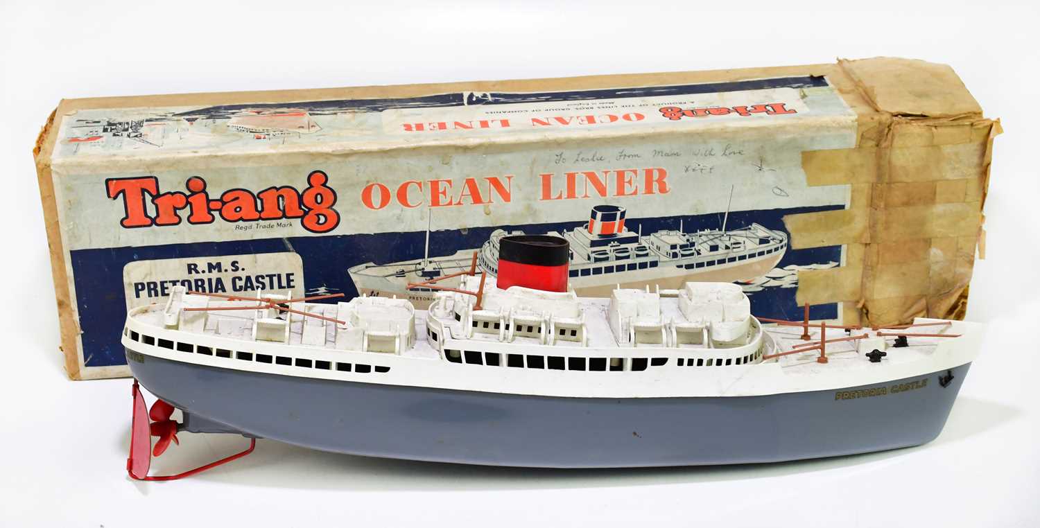 Lot 314 - TRI-ANG; ocean liner, 'Pretoria Castle',