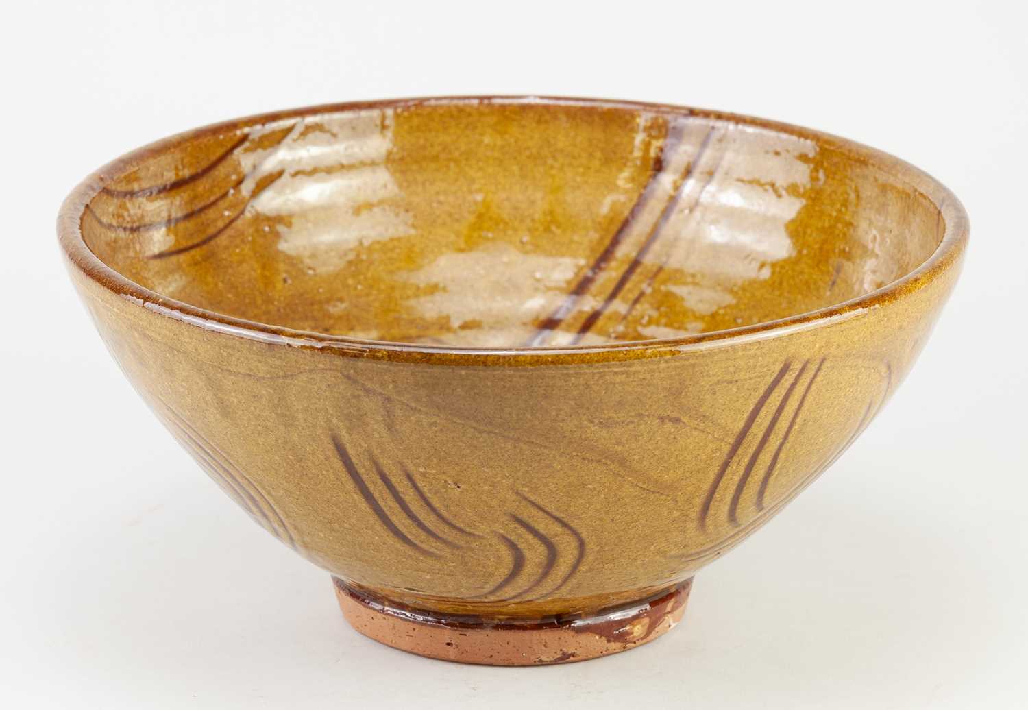 Lot 294 - CLIVE BOWEN (born 1943); a slipware bowl