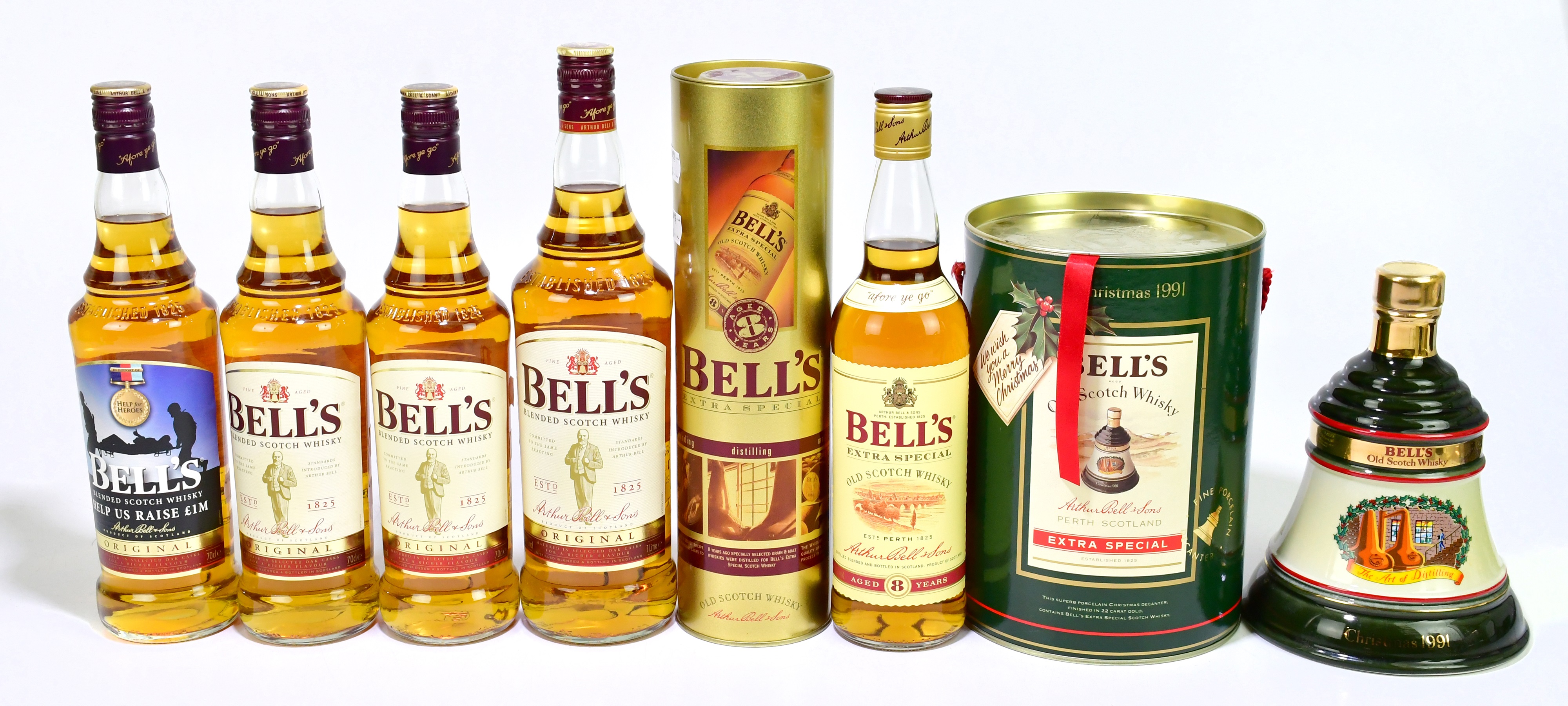 Lot 471 - WHISKY; six bottles of Bell's blended Scotch