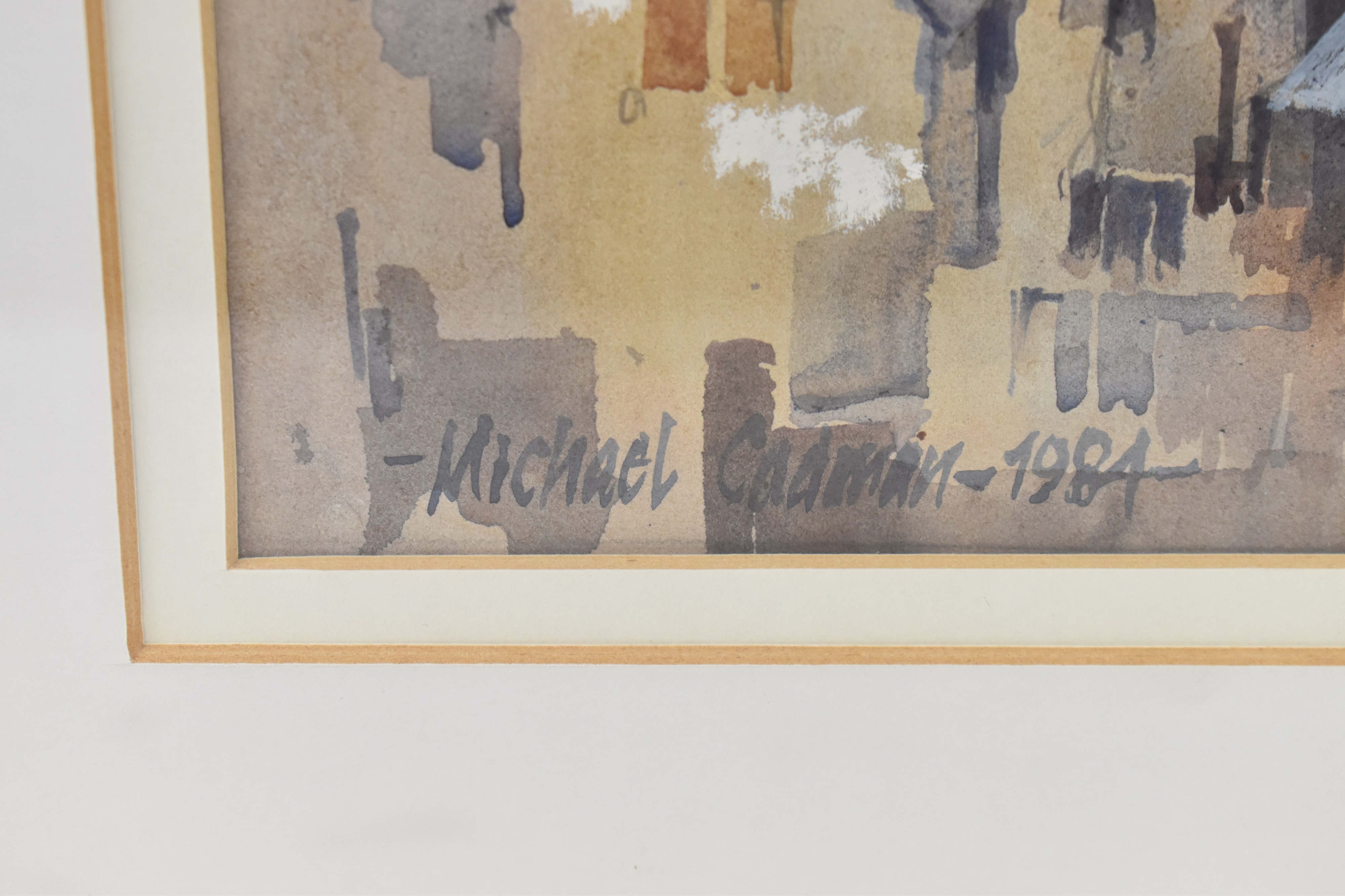 Lot 170 - MICHAEL CADMAN (1920-2010); watercolour,