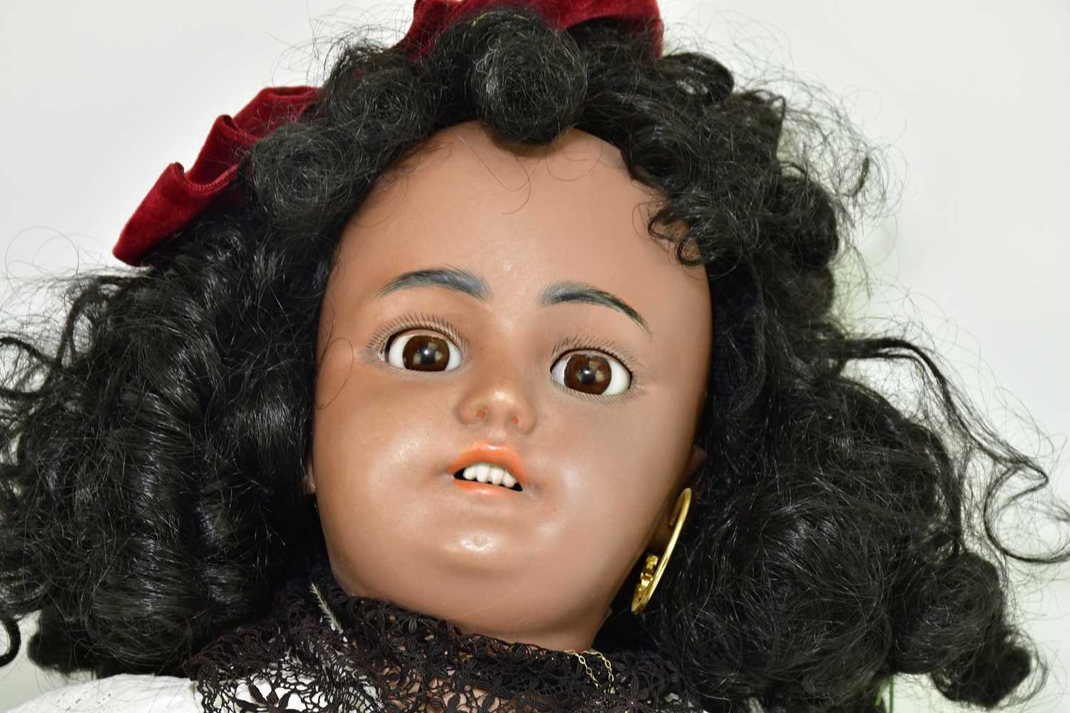 Lot 47 - SIMON & HALBIG; a German bisque headed doll